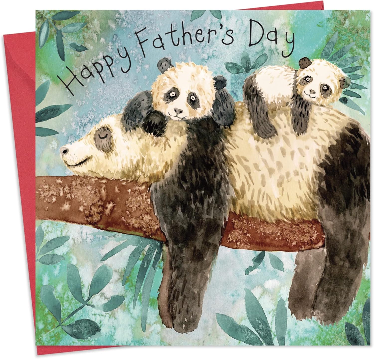 Amazon.com : Twizler Father's Day Card Panda - Father Day Card from ...