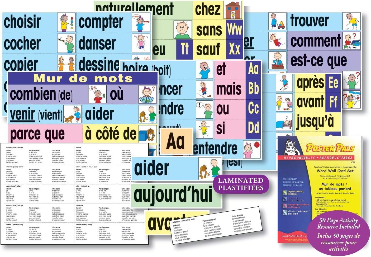Mur de mots français : Amazon.ca: Fournitures pour le bureau
