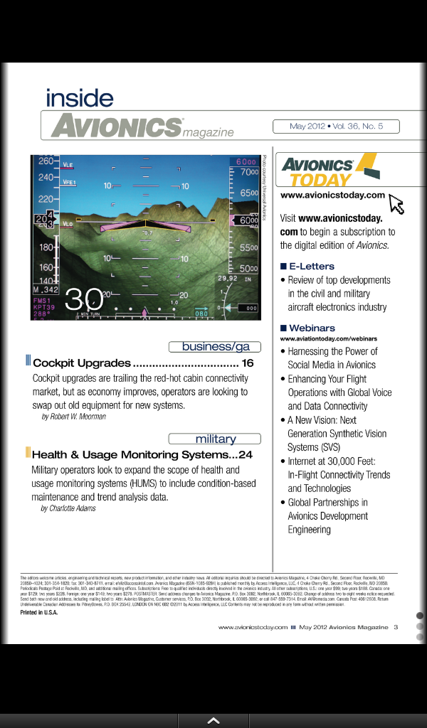 Avionics Magazine - App on Amazon Appstore
