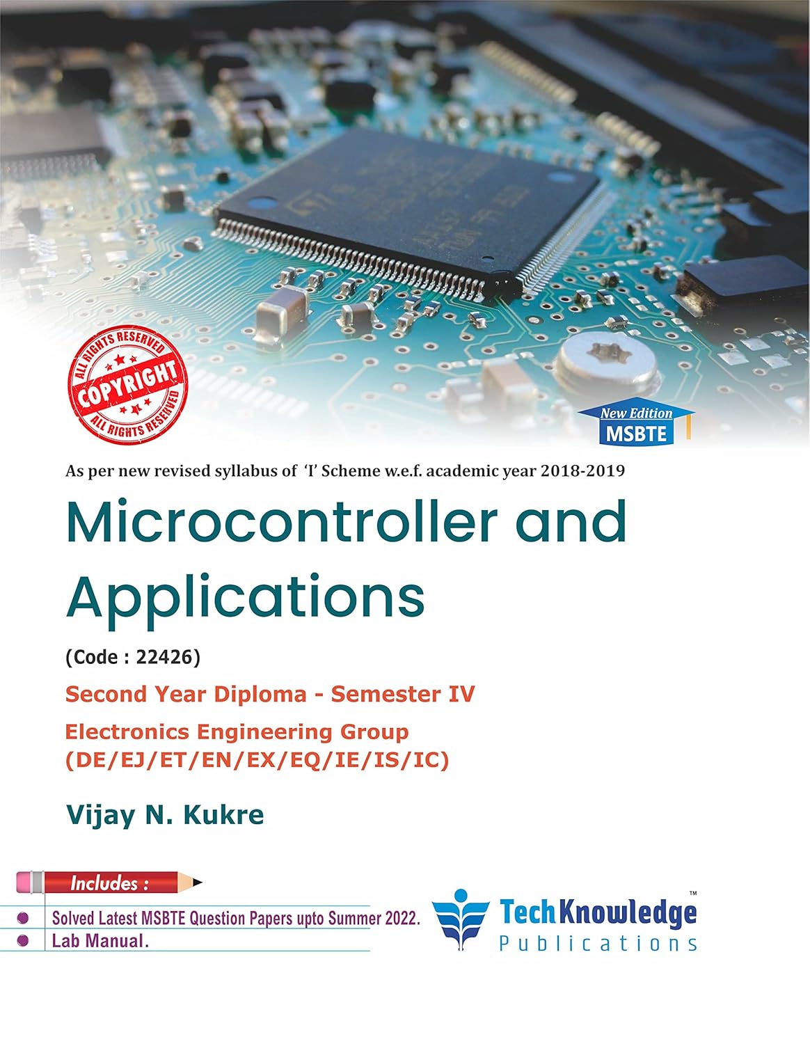 Microcontroller and Applications For MSBTE Diploma Electronics ...
