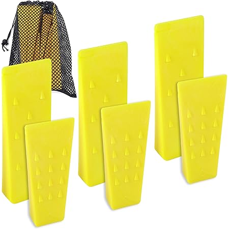 Amazon.com: 6 Pack Tree Felling Wedges with Spikes for Safe Tree ...