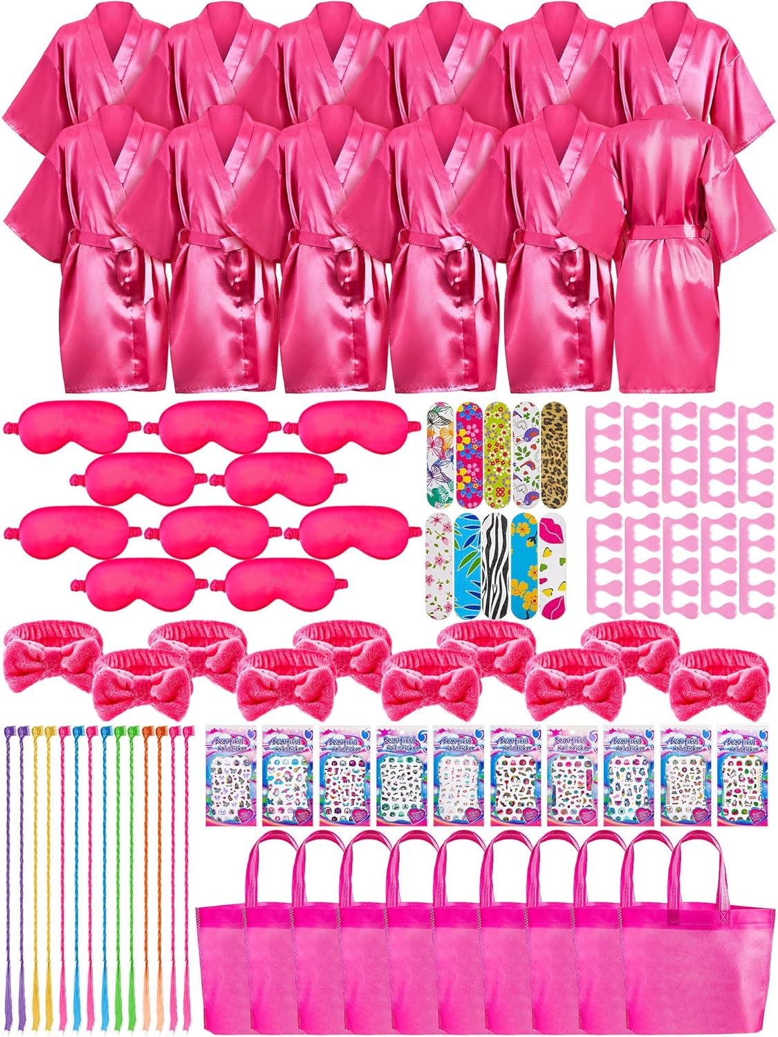 Amazon.com: Xuhal 92 Pcs Spa Party Favors for Girls Slumber Party ...