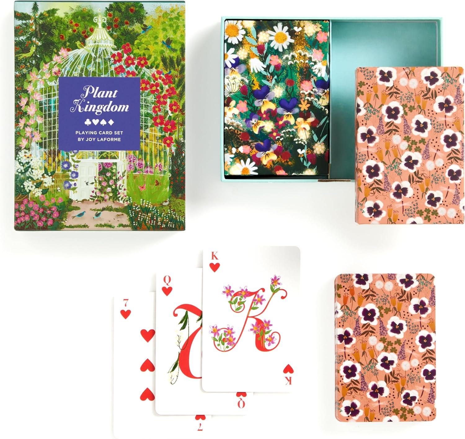 Amazon.com: Galison Plant Kingdom – Playing Card Set Includes 2 ...