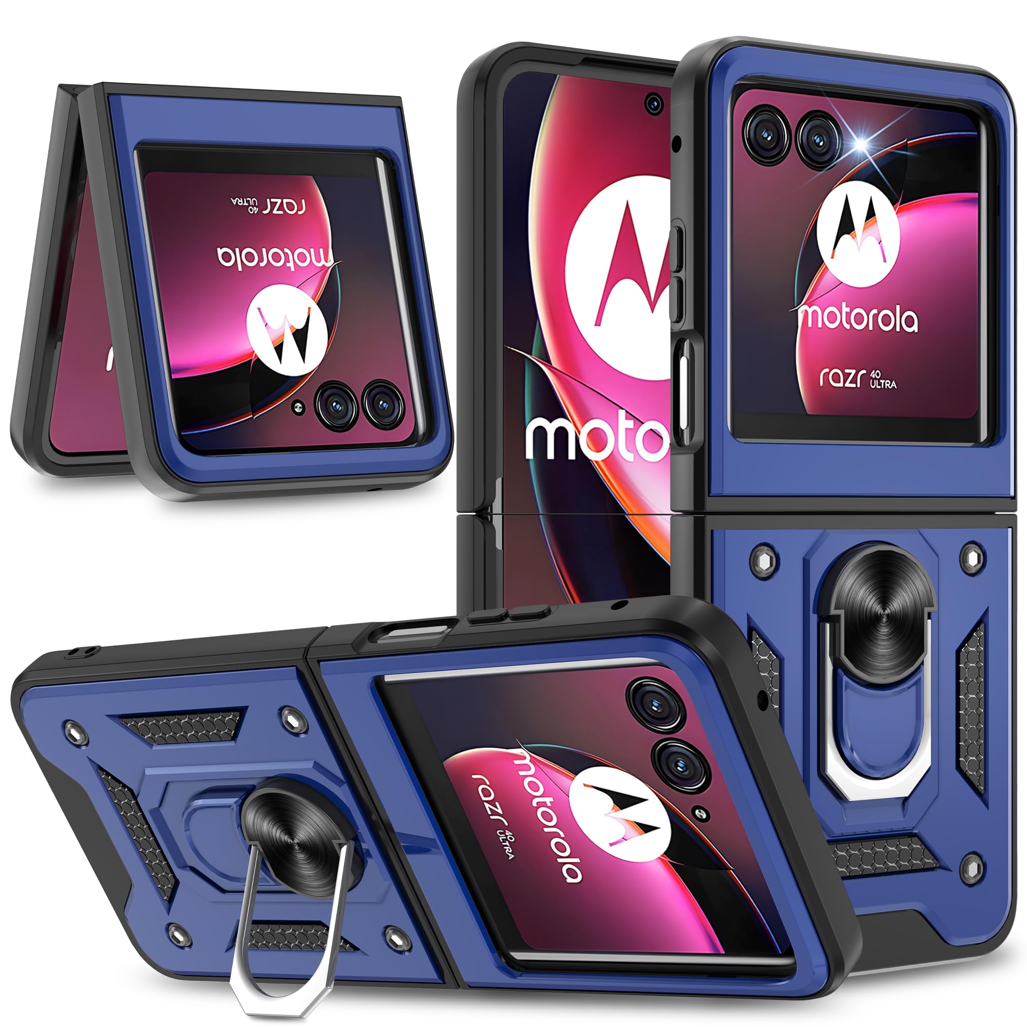 Amazon.com: for Motorola Razr Plus 2023 Case with Slide Camera Cover ...