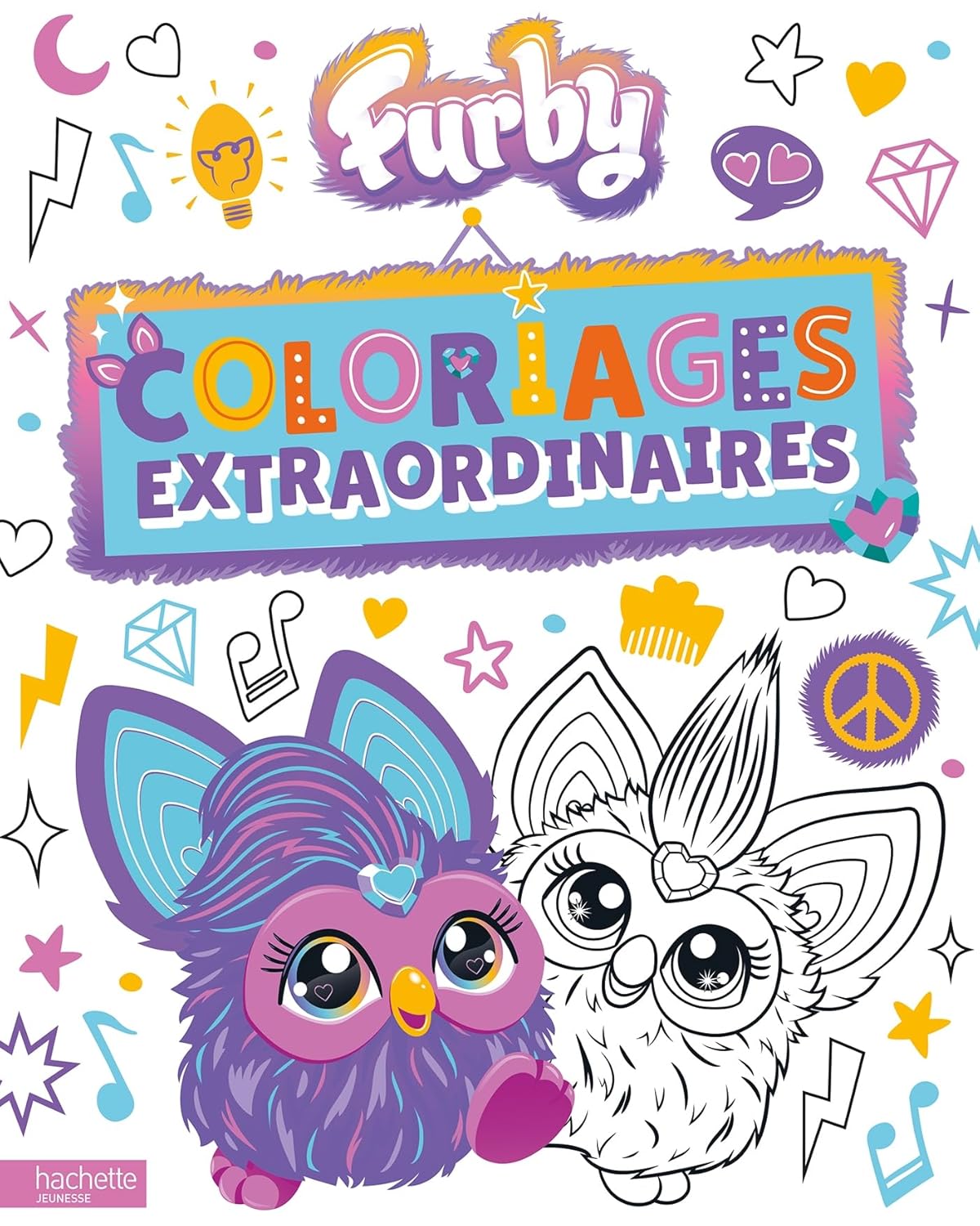 Amazon.com: Furby - Coloriages extraordinaires: Livre de coloriages ...