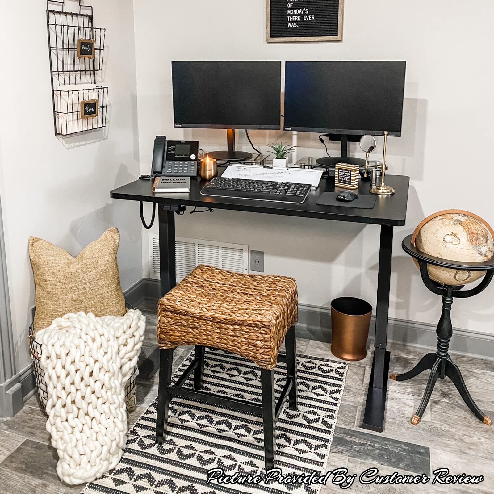 Snapklik.com : FLEXISPOT Standing Desk 40 X 24 Inches Whole-Piece ...