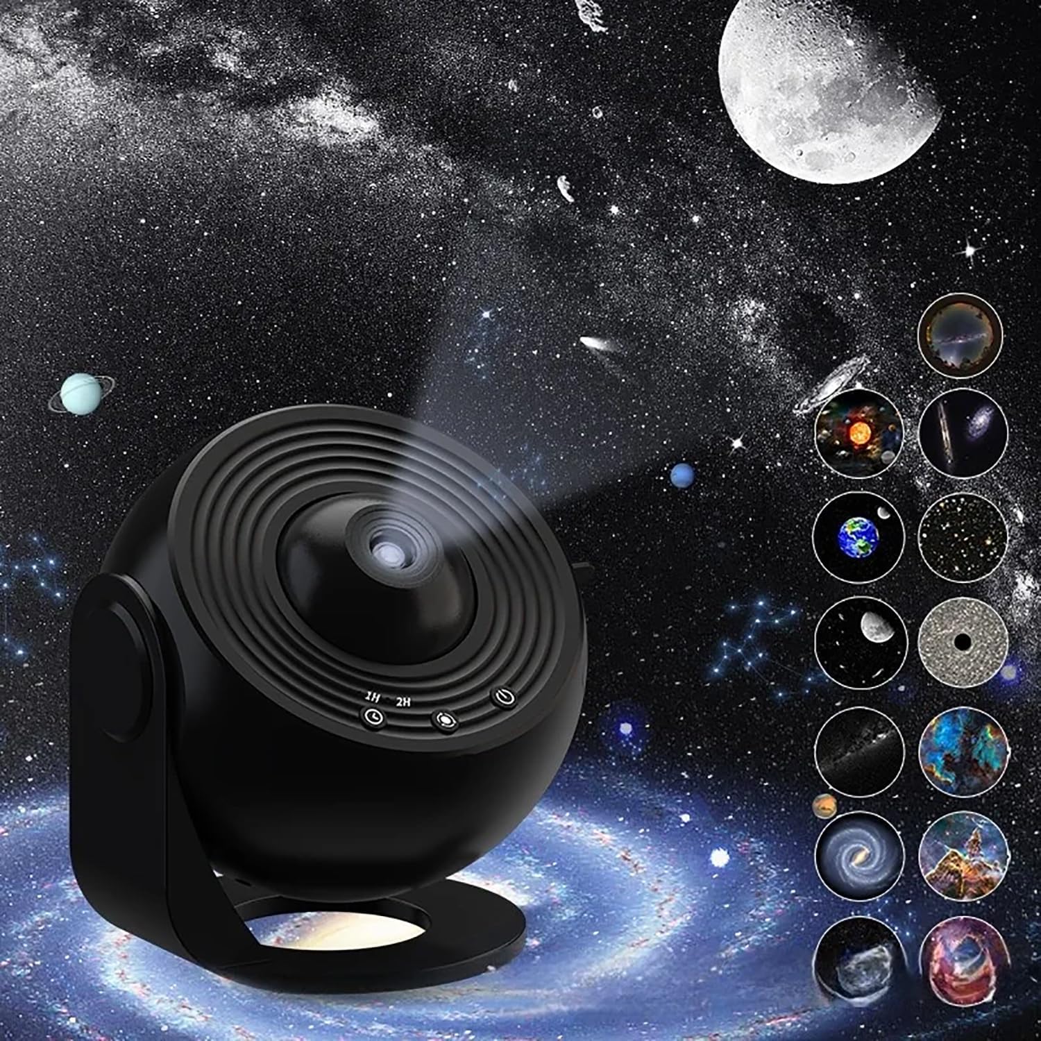 Star Projector, SOMKTN Planetarium Projector with Timer, 4K 13 HD Film ...