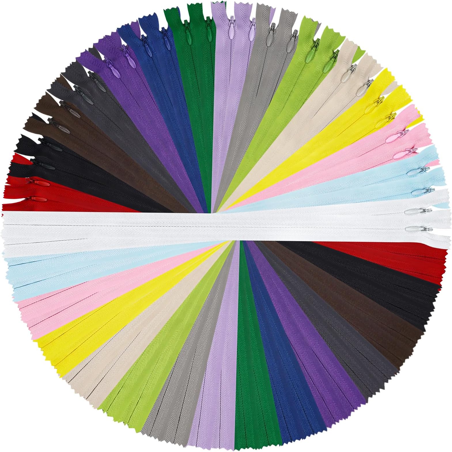 Zips sorted zippers Set of 39 Multicolor : Amazon.co.uk: Home & Kitchen