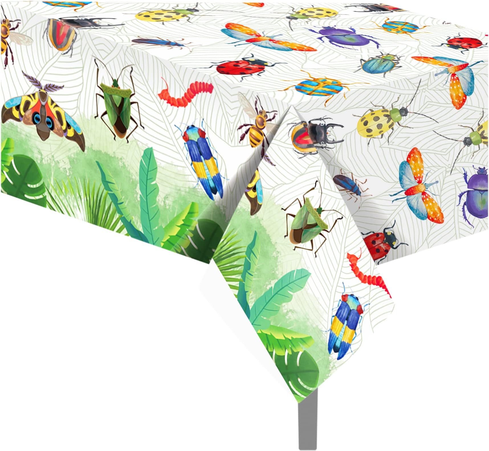 Amazon.com: PHOGARY Insect-Themed Party Tablecloth for Bug Birthday ...