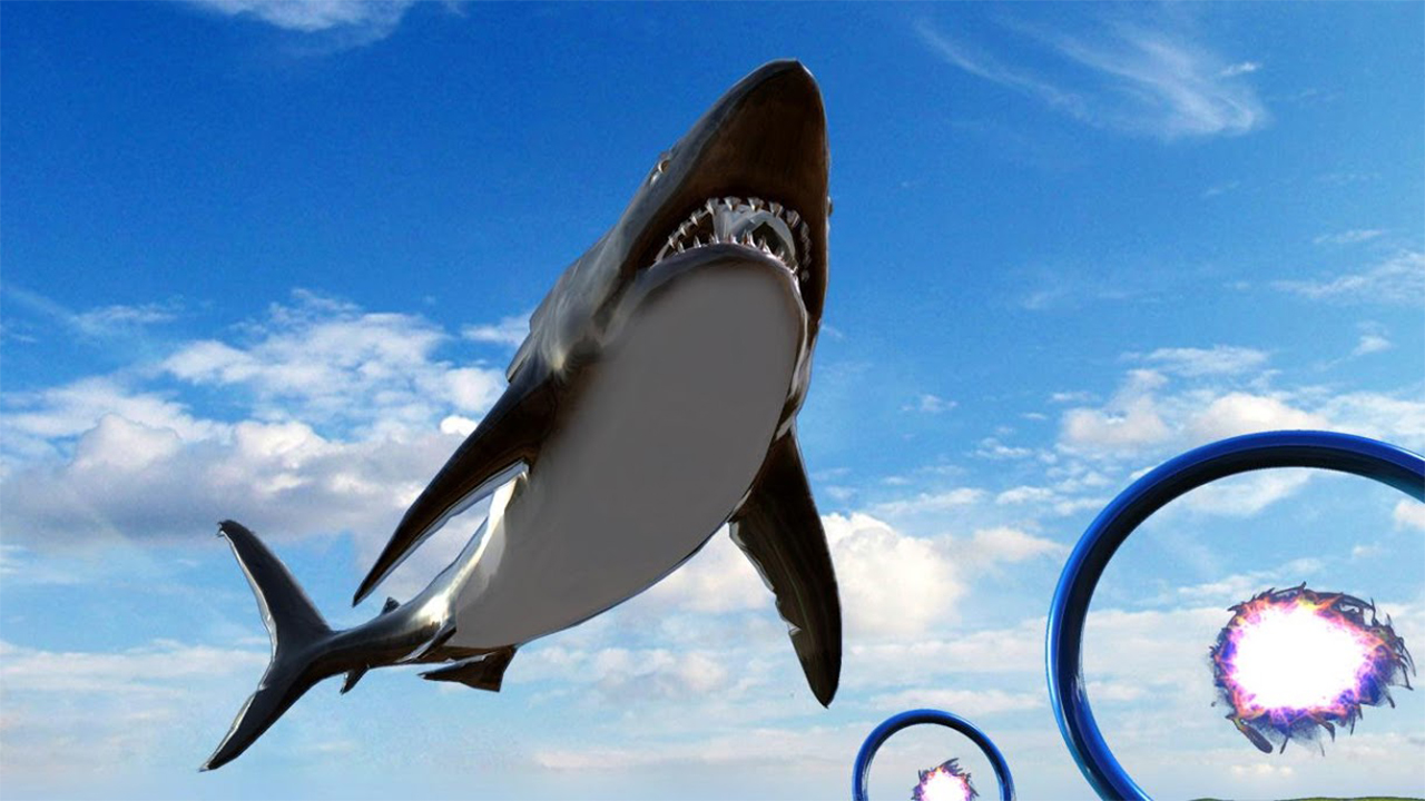 Flying Deadly Shark Attack Simulator 3D: Underwater Ocean Survival ...