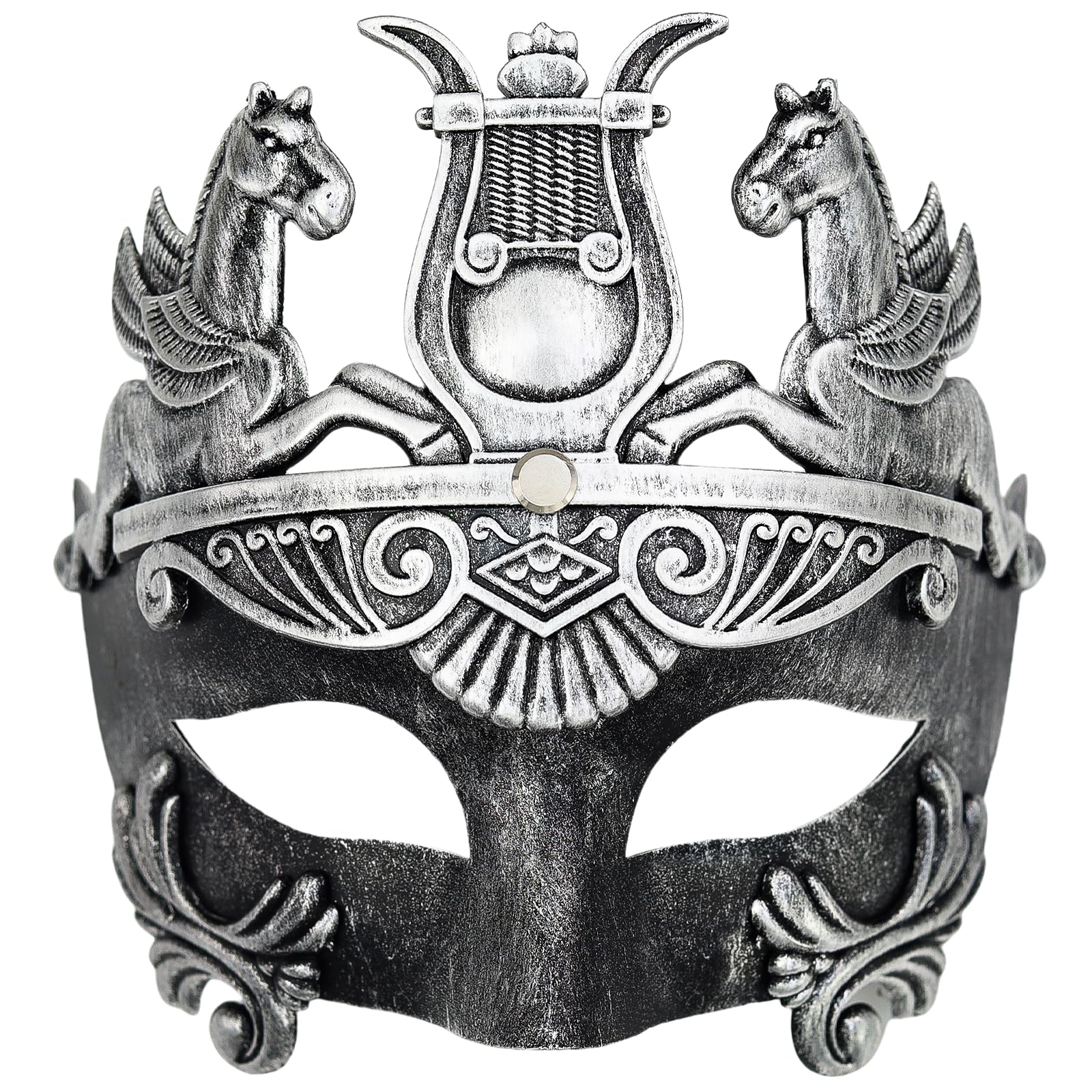 Amazon.com: Ubauta Roman Gladiator Masquerade Mask: Half-Face for ...