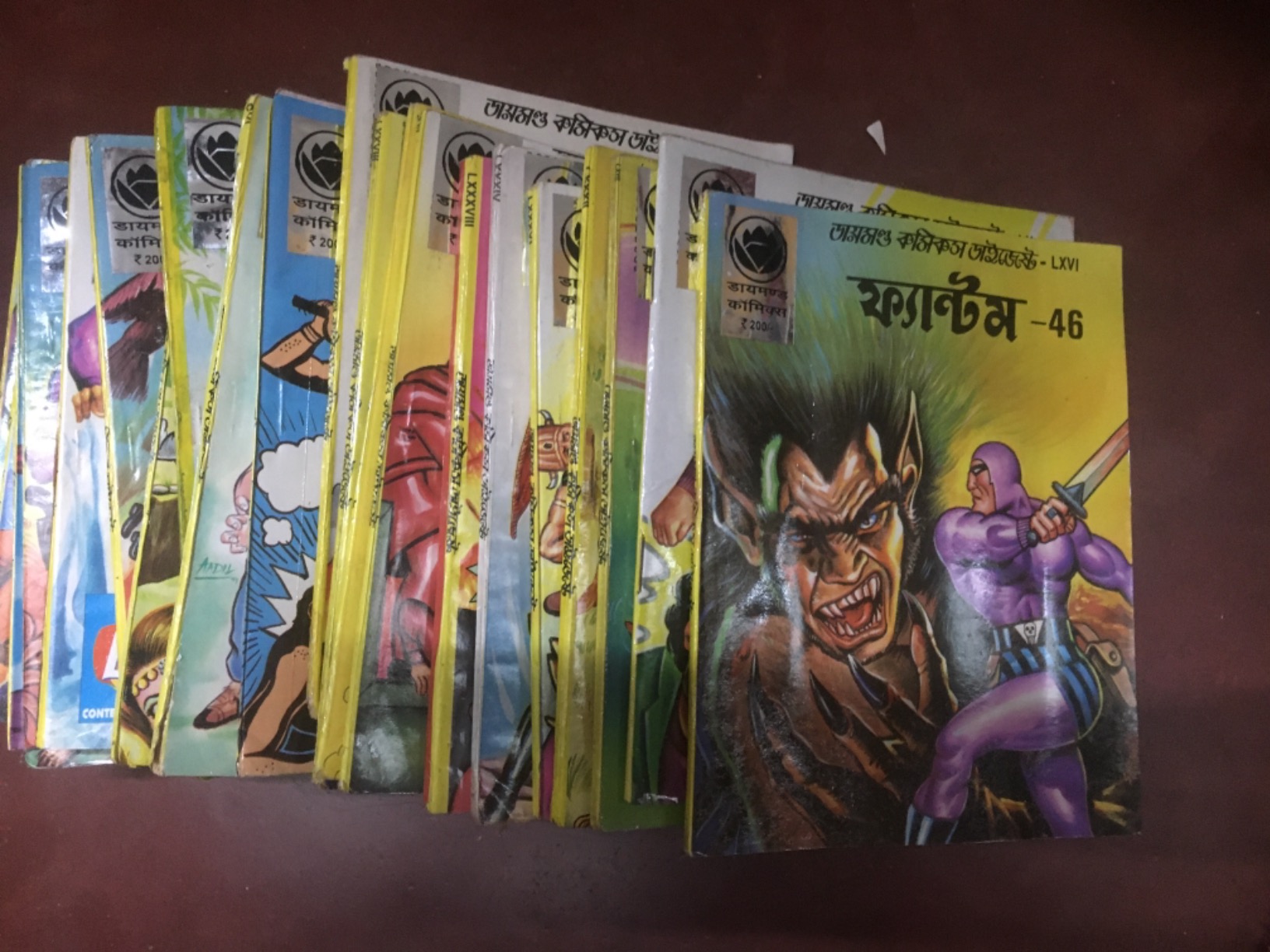 Buy Phantom Comics Collection of 10 Bengali Comics | Lee Falk Comics ...