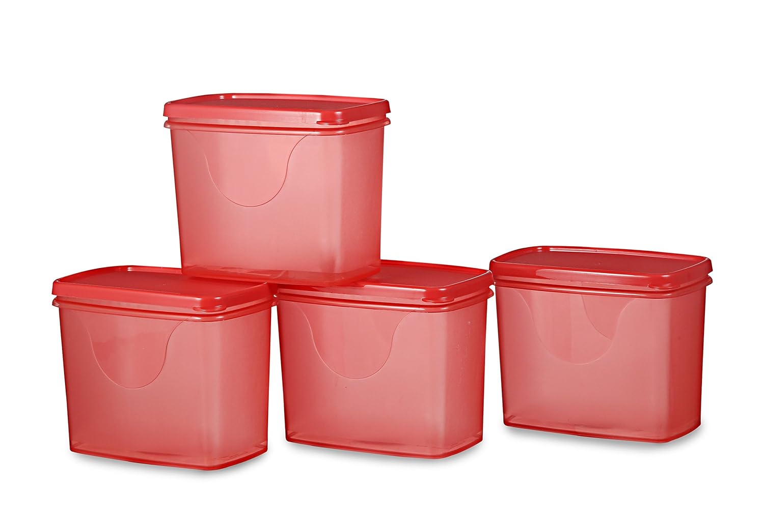 Buy All Time Plastics Sleek Plastic Container Set, Set of 4, 850 ml ...