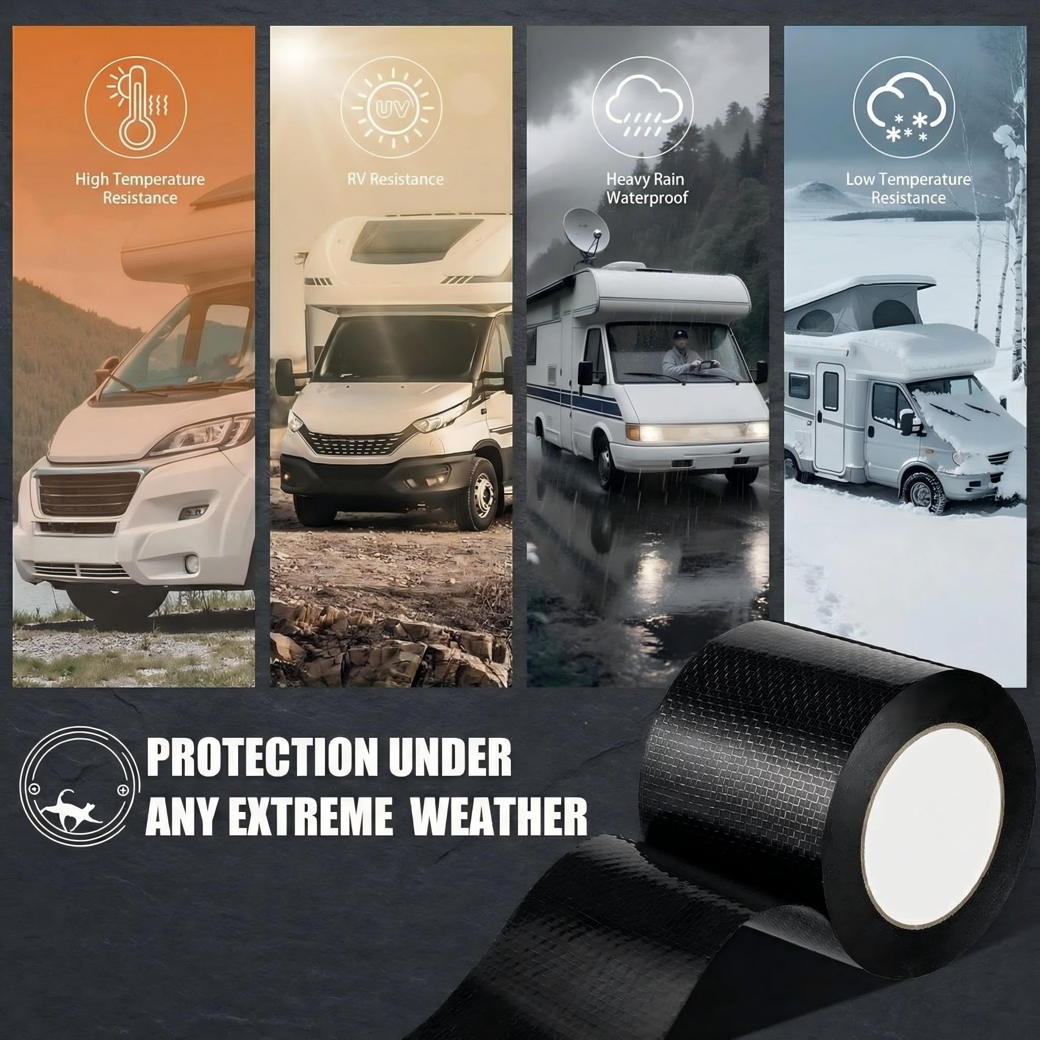 Snapklik.com : 6 Inches X 20 Feet RV Underbelly Tape RV Underbelly ...