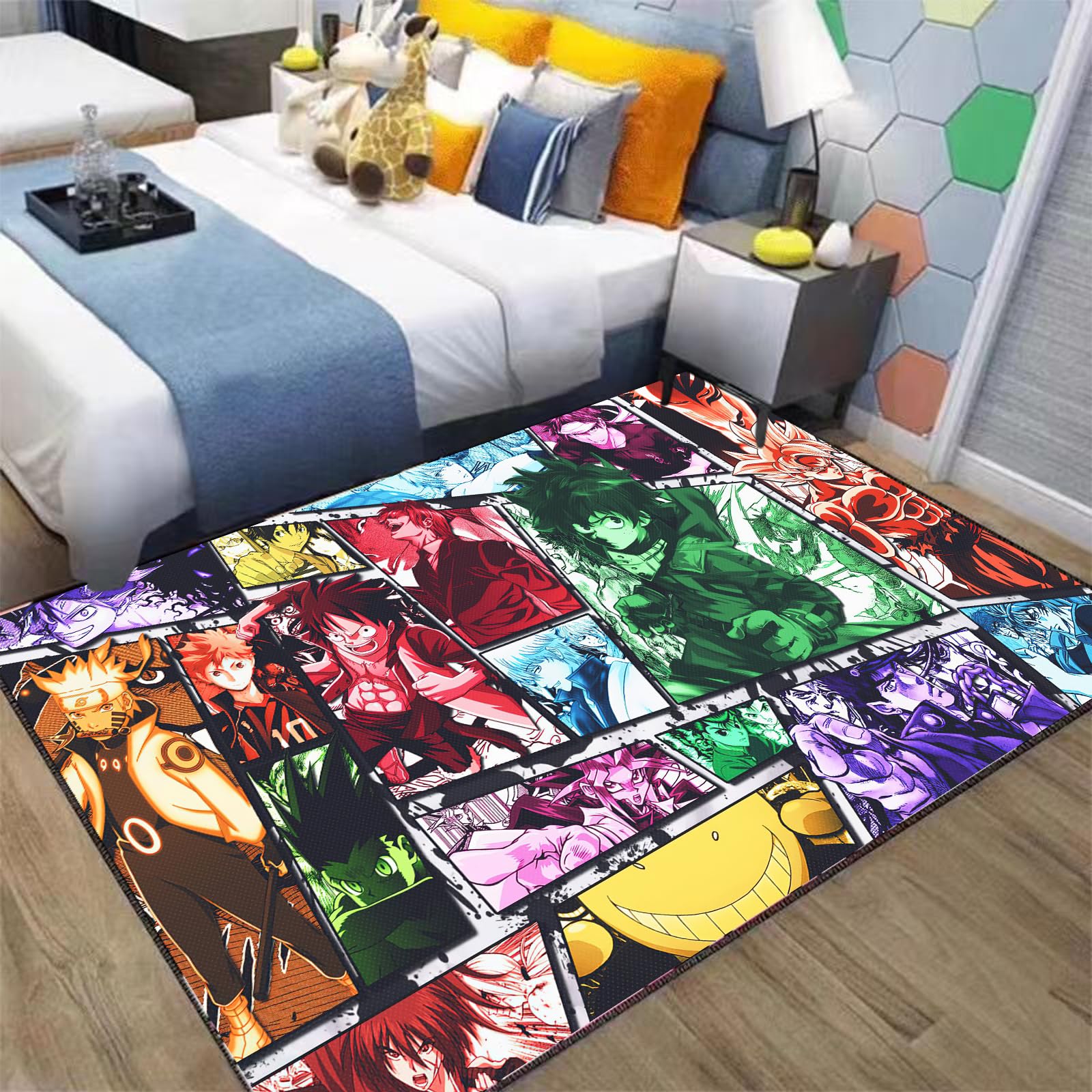 Anime Carpet Anime Carpet Boys' Room Decoration Game Children's Carpet ...