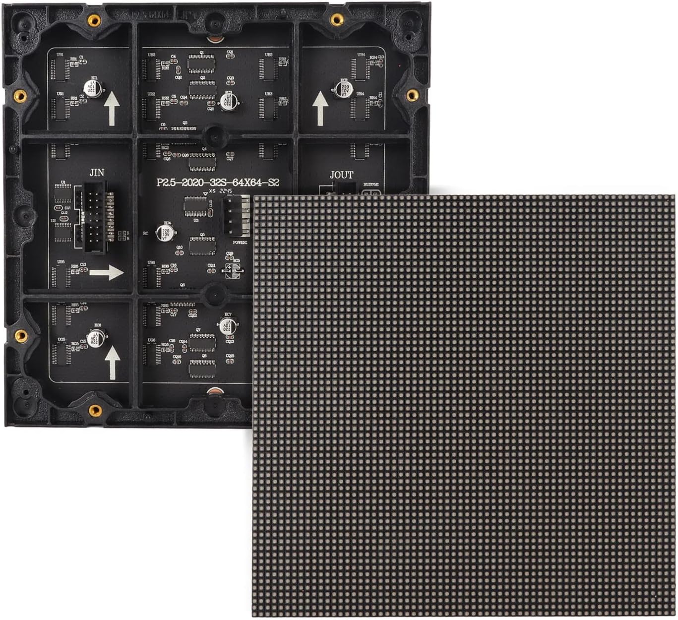 64x64 4096 Pixels RGB Full Color LED Matrix Panel, 2.5mm Pitch ...