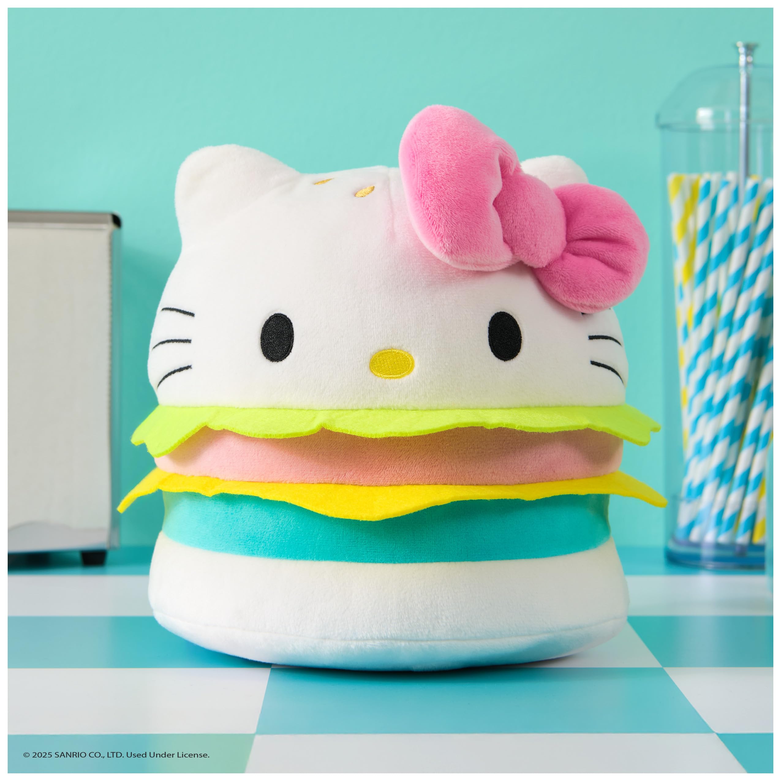 Snapklik.com : Gund Sanrio Official Hello Kitty Hamburger Plush