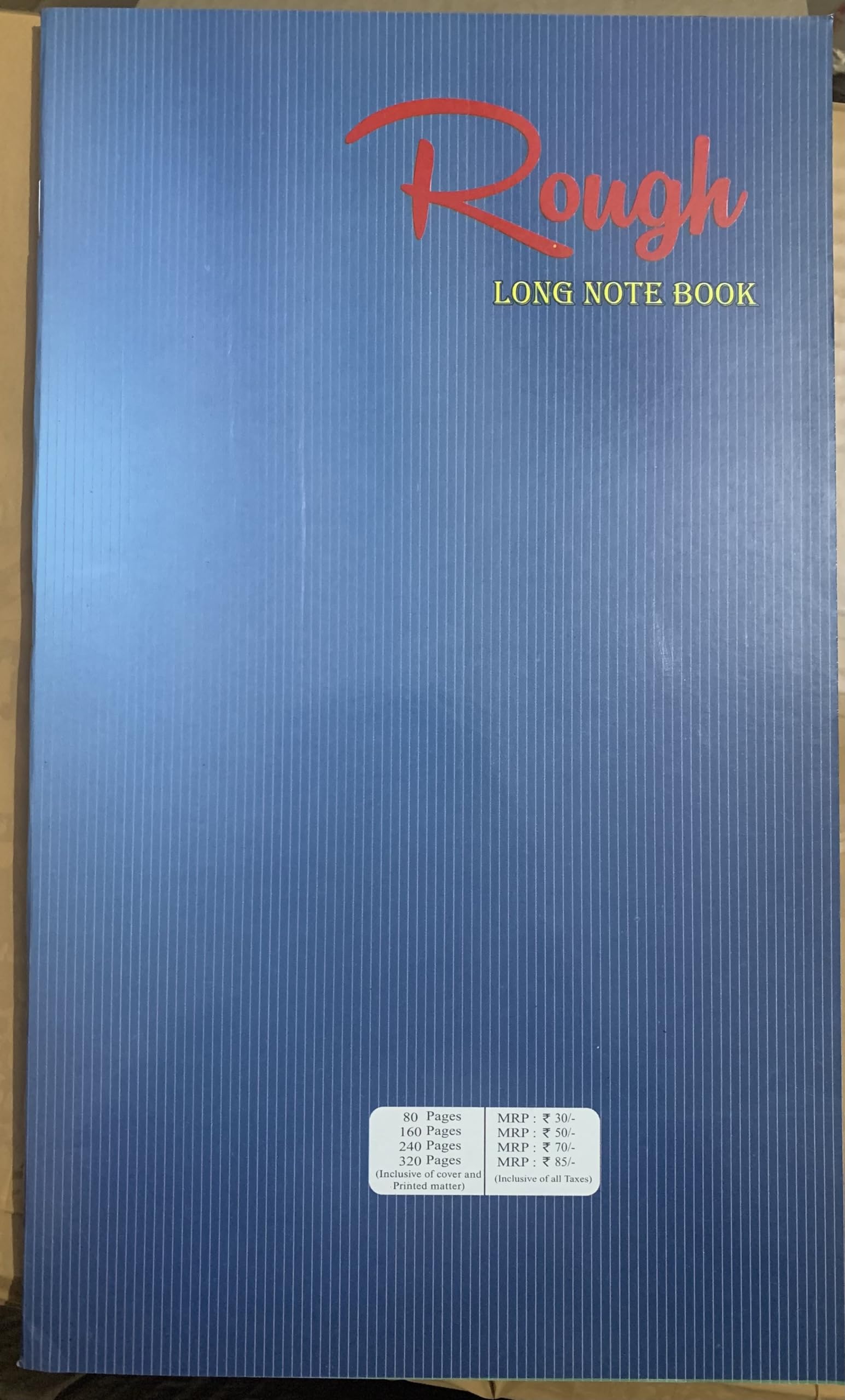 Rough notebook 320pg single ruled | pack of 2 : Amazon.in: Office Products