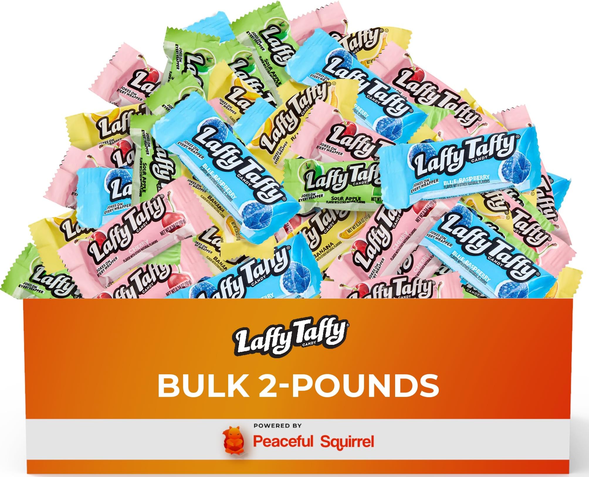 Amazon.com : Laffy Taffy Assorted Mini Bars, 12 Ounce Bag : Taffy Candy ...