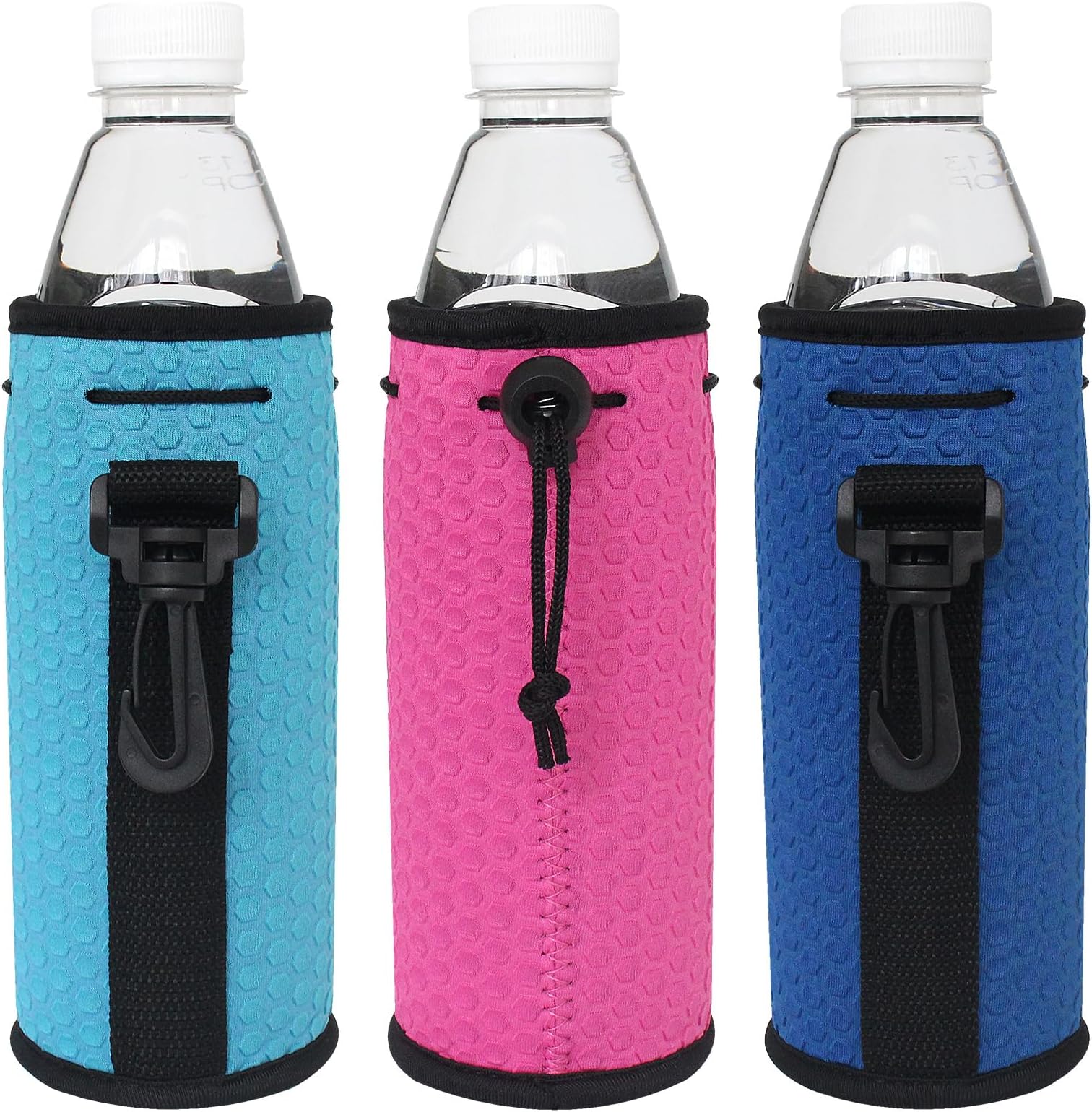 Amazon.com: HRLORKC 10 Pack Neoprene Water Bottle Sleeve - 12 oz to 18 ...