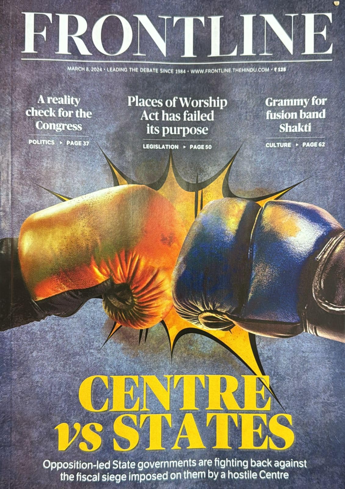 Buy Frontline magazine March First 2024 - Frontline 08 March 2024 ...