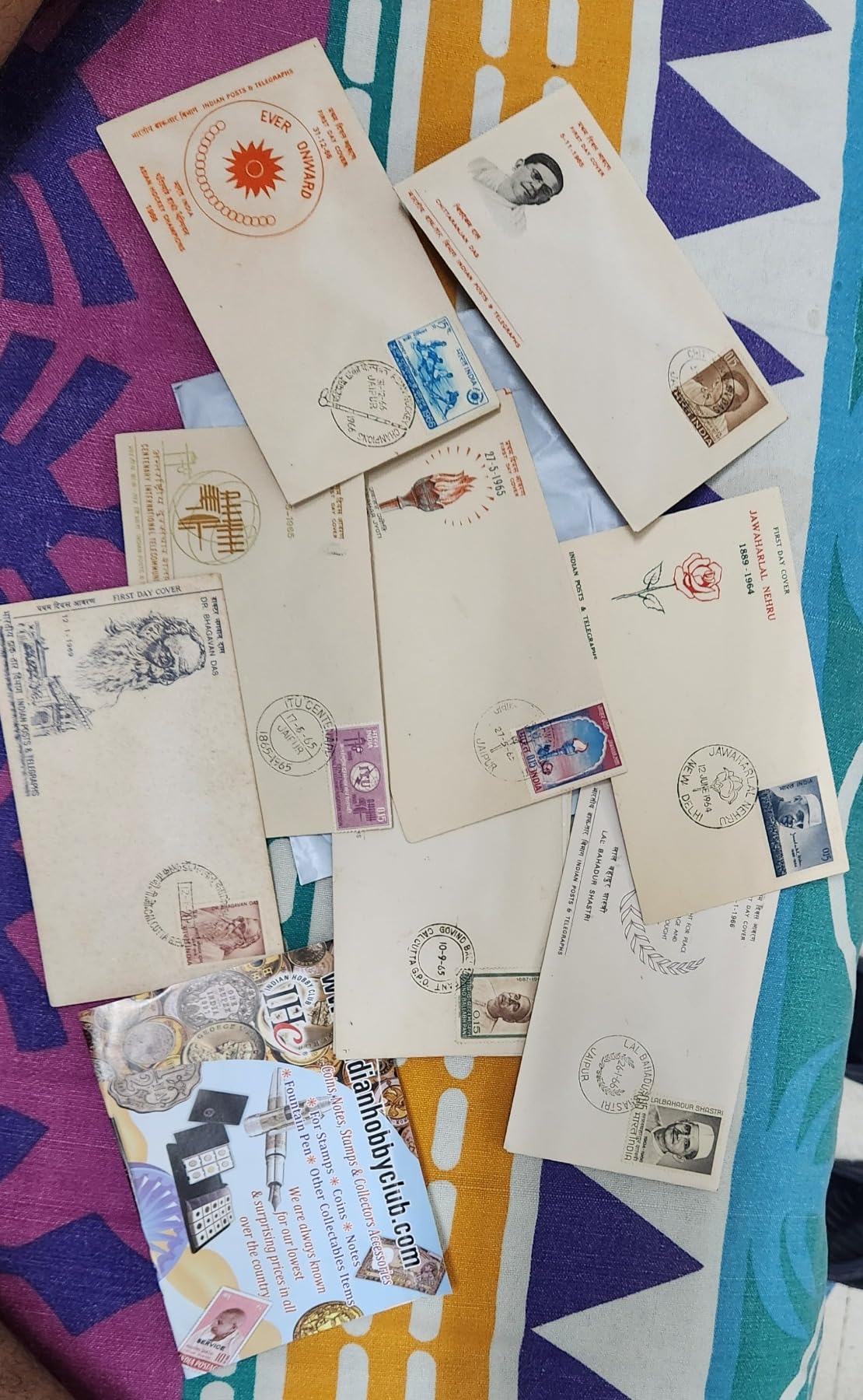 IHC 6 Years And Up Rare Collection Of 1965-68 Indian First Day Covers ...