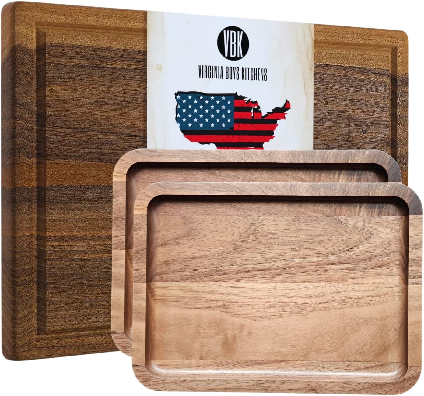 Amazon.com: Medium Walnut + Valet Tray 2 Pack: Home & Kitchen