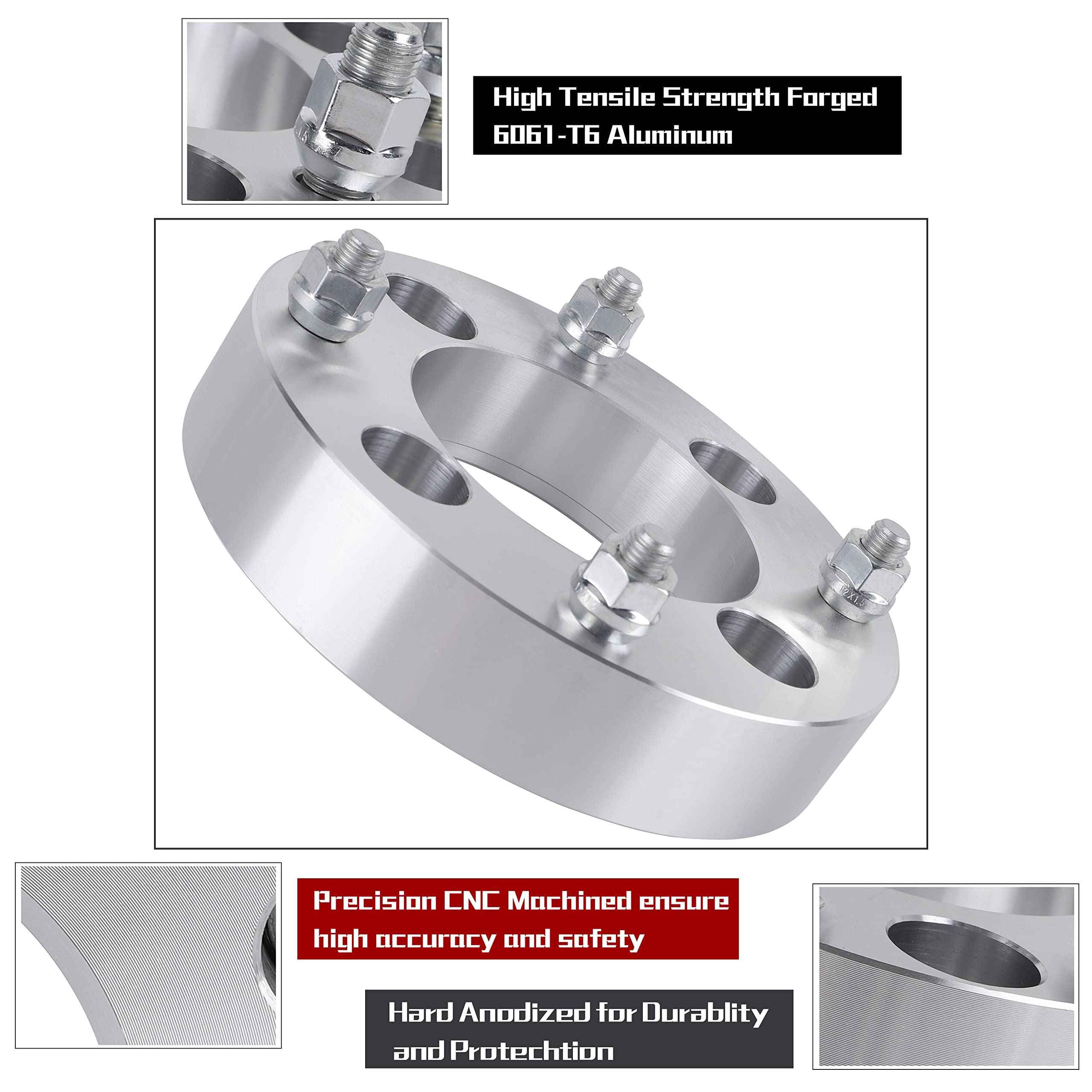 Snapklik.com : 4x137 To 4x156 Wheel Adapters, 1.5 Inch 4x137mm To ...