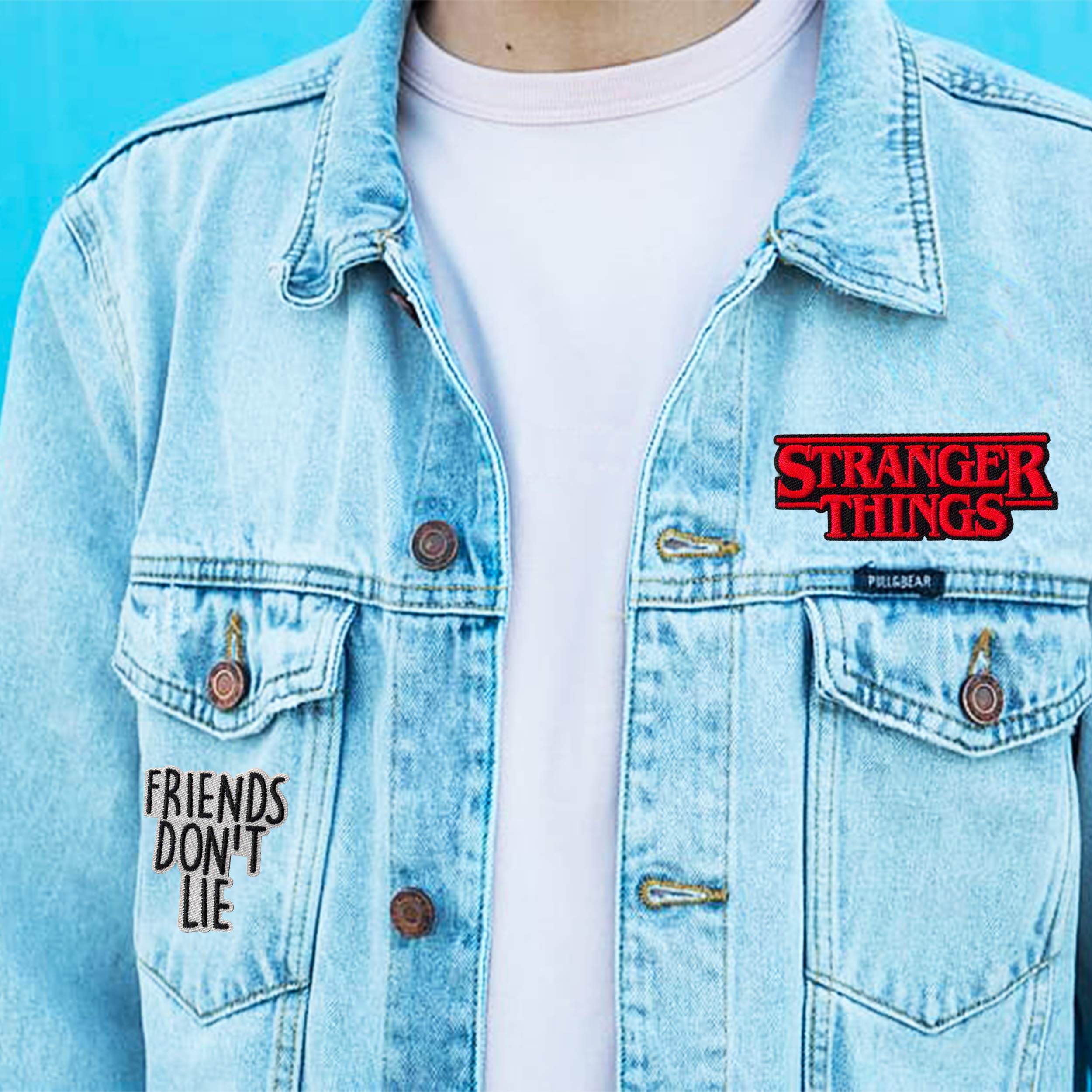 Buy Stranger Things Stickers Stranger Things Patches Bundle - 6 Pc ...