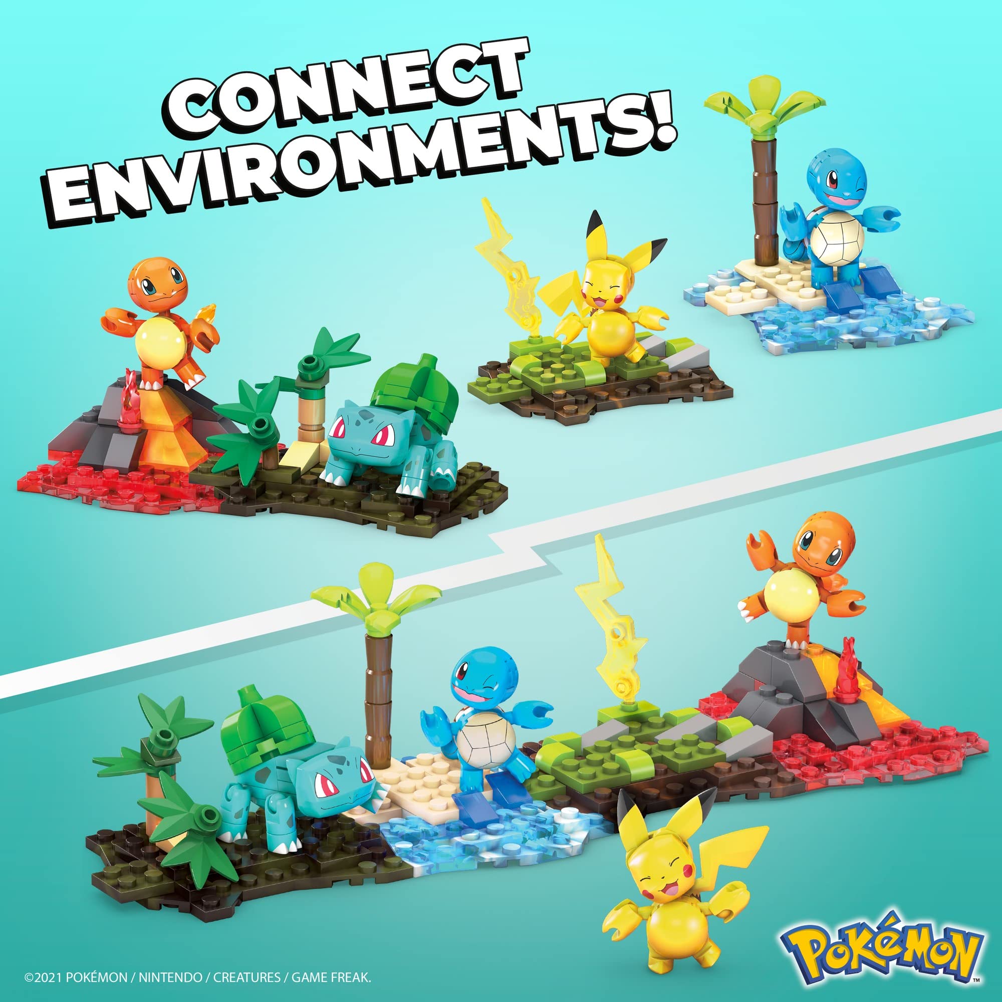 Mega Pokemon Kanto Region Team Construction Set Building Toys For Kids mega-pokemon-kanto-region-team-construction-set-building-toys-for-kids