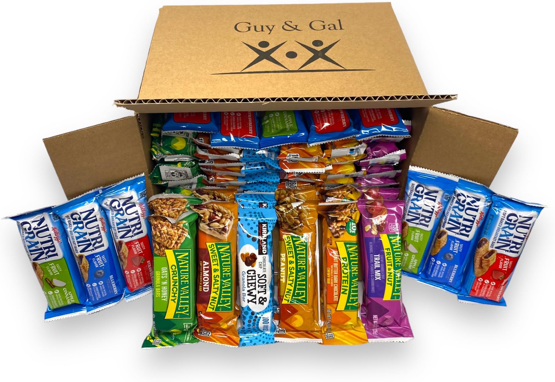 Amazon.com: Healthy Granola Snack Bar Bulk Pack – Chewy and Crunchy ...