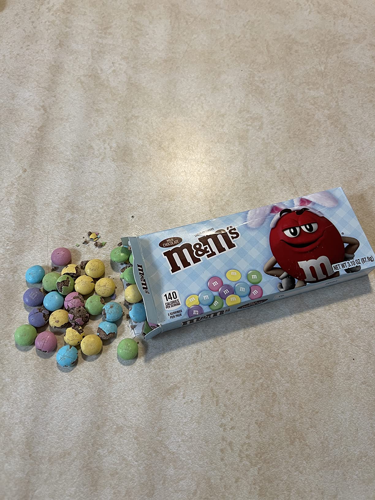 Amazon.com: M & M's Easter Milk Chocolate Candy, Theater Box, 3.1 oz ...