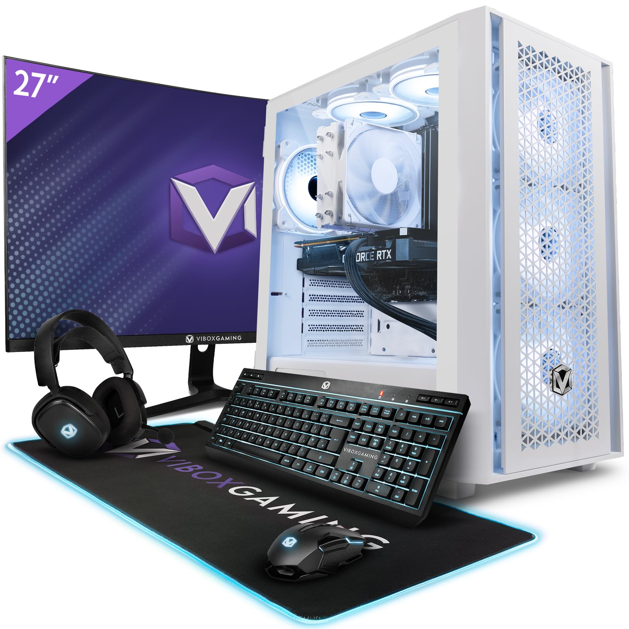 Vibox VIII-96 Gaming PC - 27" 100Hz Monitor Bundle - Intel i9 11900F ...