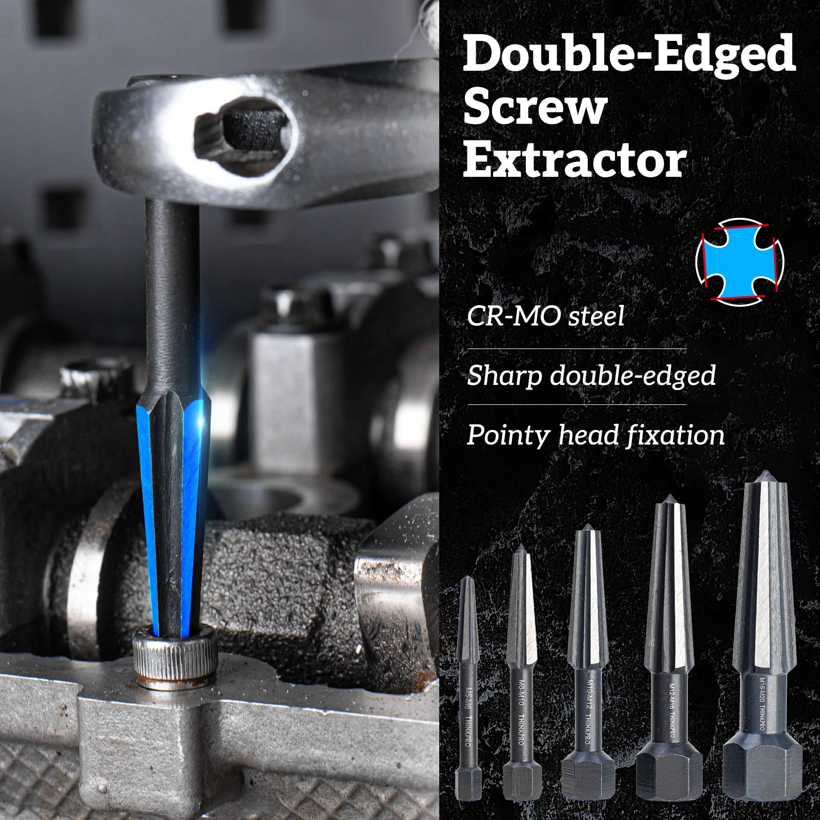 Snapklik.com : Bolt Extractor Kit,10PC Screw Extractor And Left Hand ...