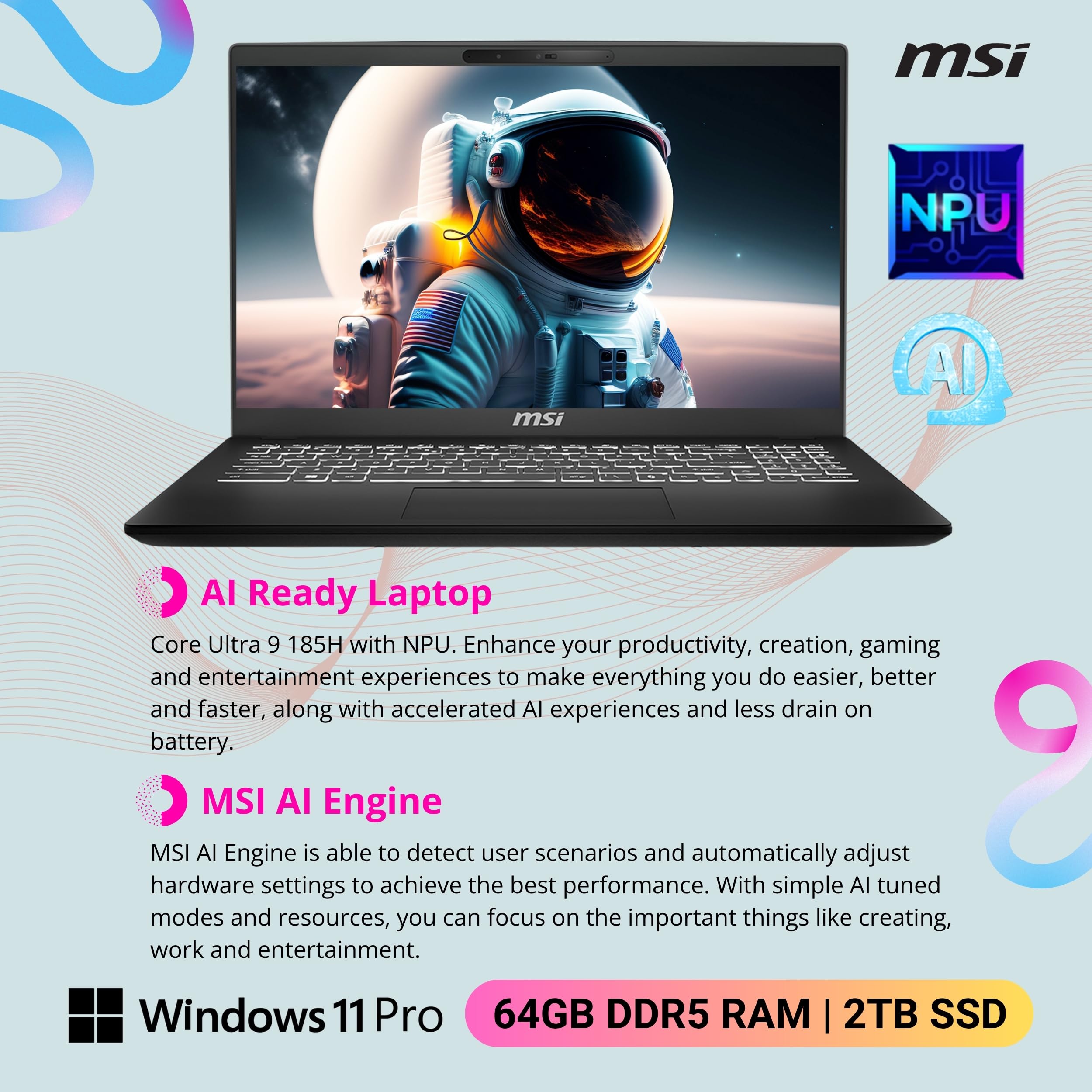 Snapklik.com : MSI Modern 15H Business Laptop, 15.6" FHD Touchscreen ...