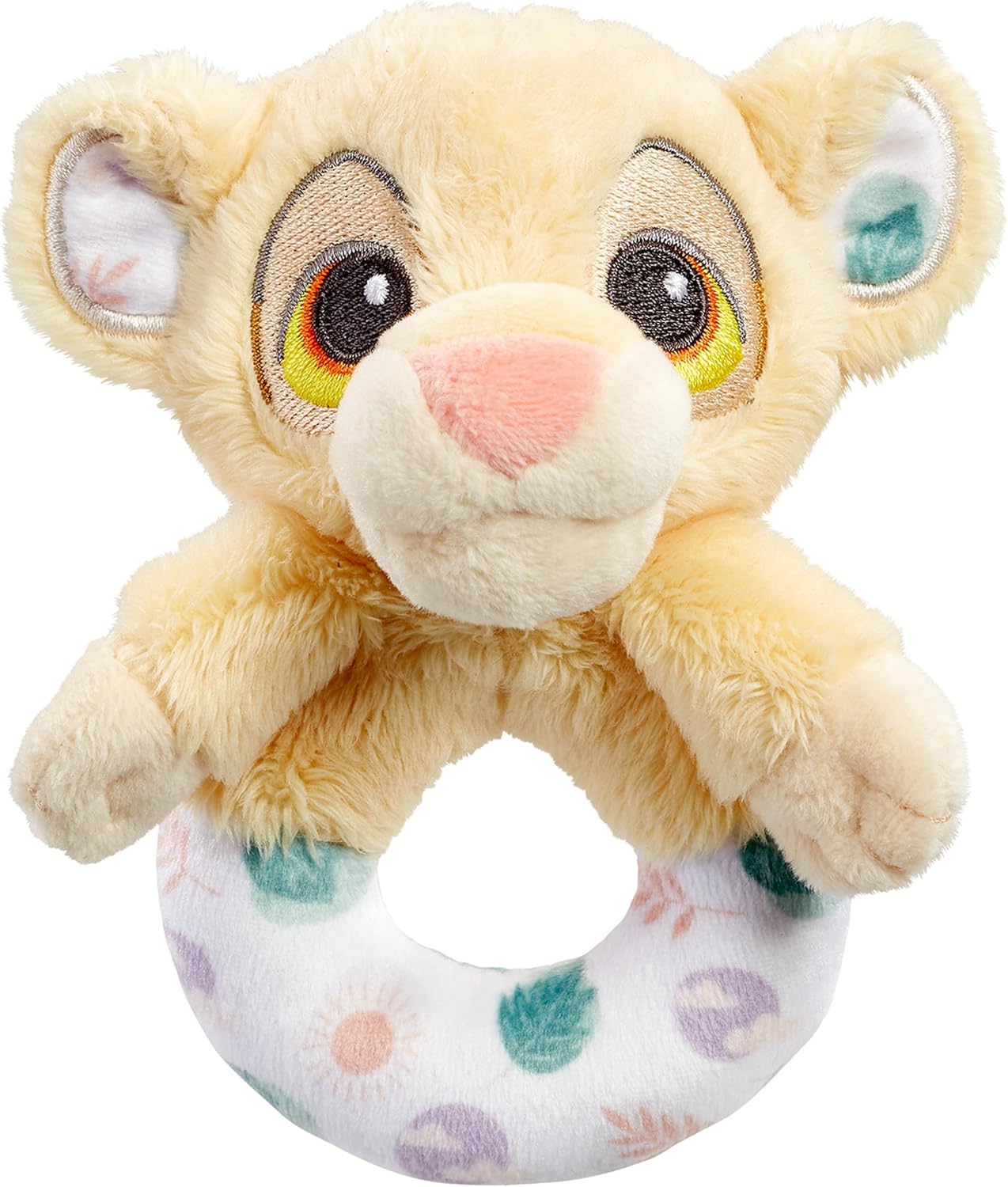Rainbow Designs Official Disney Lion King Ring Rattle - Soft Plush ...