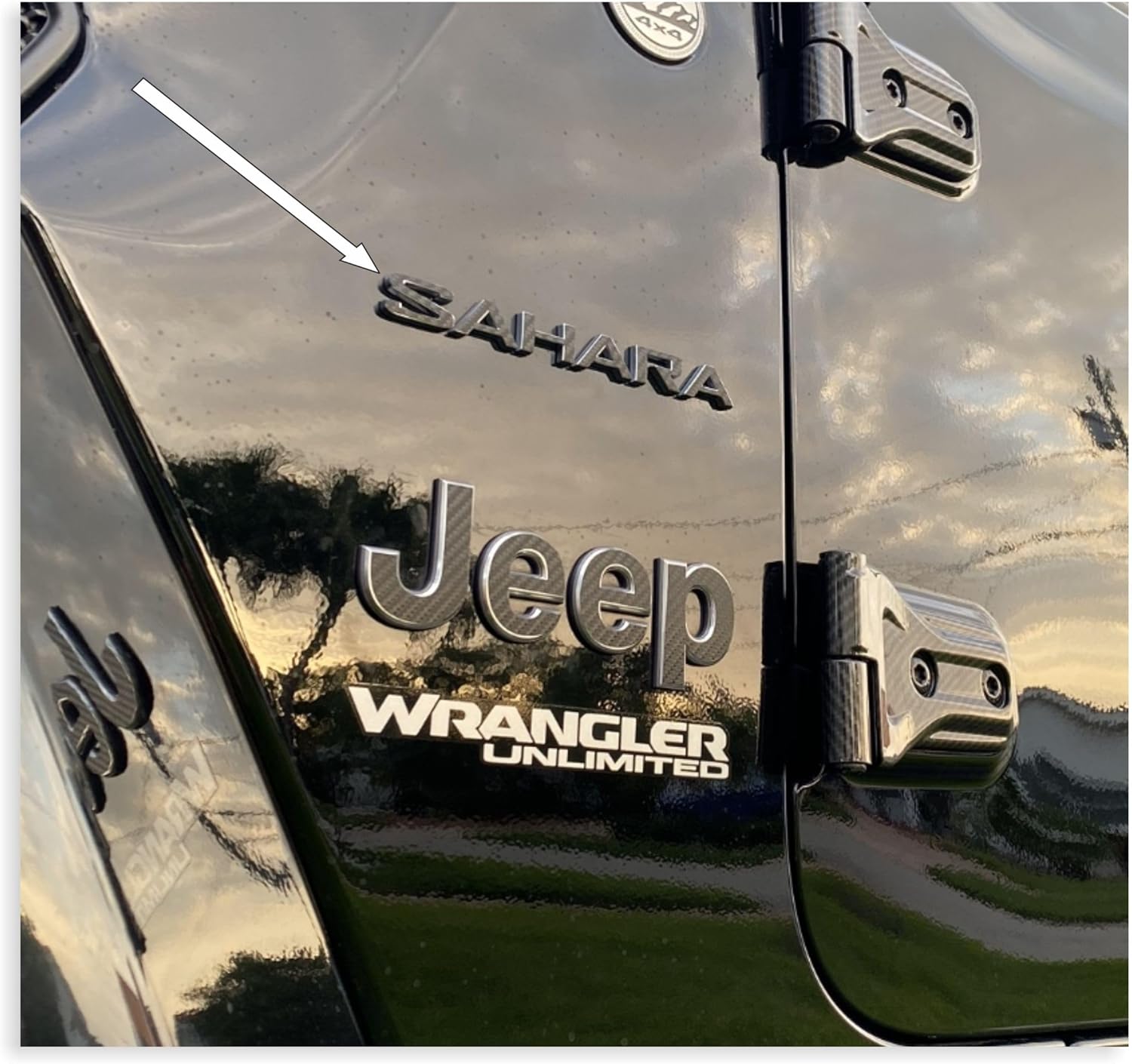 Amazon.com: Sahara Fender Emblem Overlay Decal Stickers- 2018-2024 ...