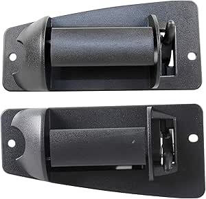 Amazon.com: POLEMOTOR Exterior Black Door Handle Rear Left & Right Side ...