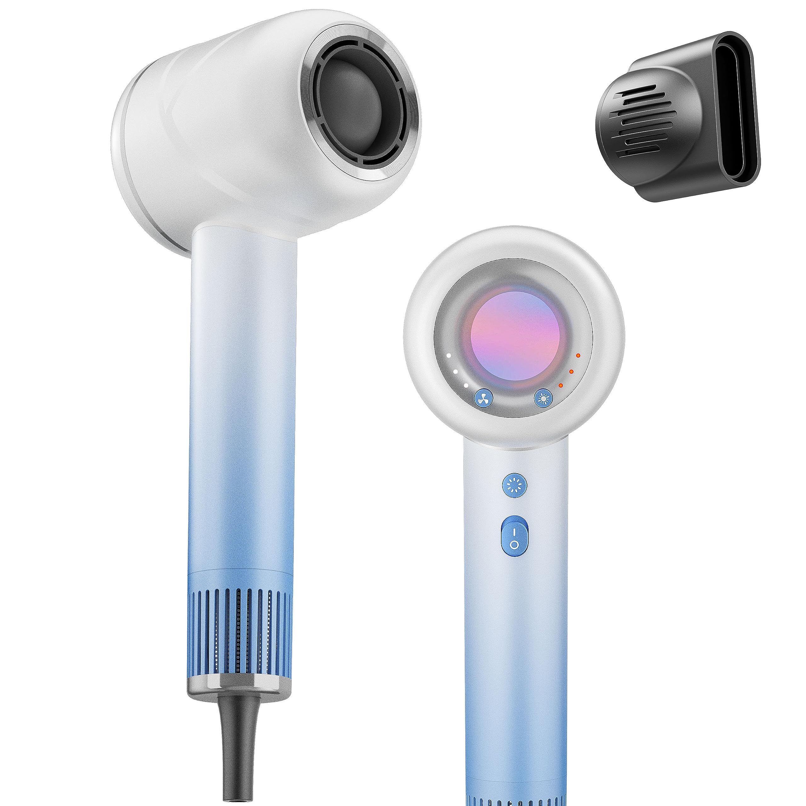 OranSee Secador de Pelo, Secador Profesional 110,000 RPM Motor sin ...