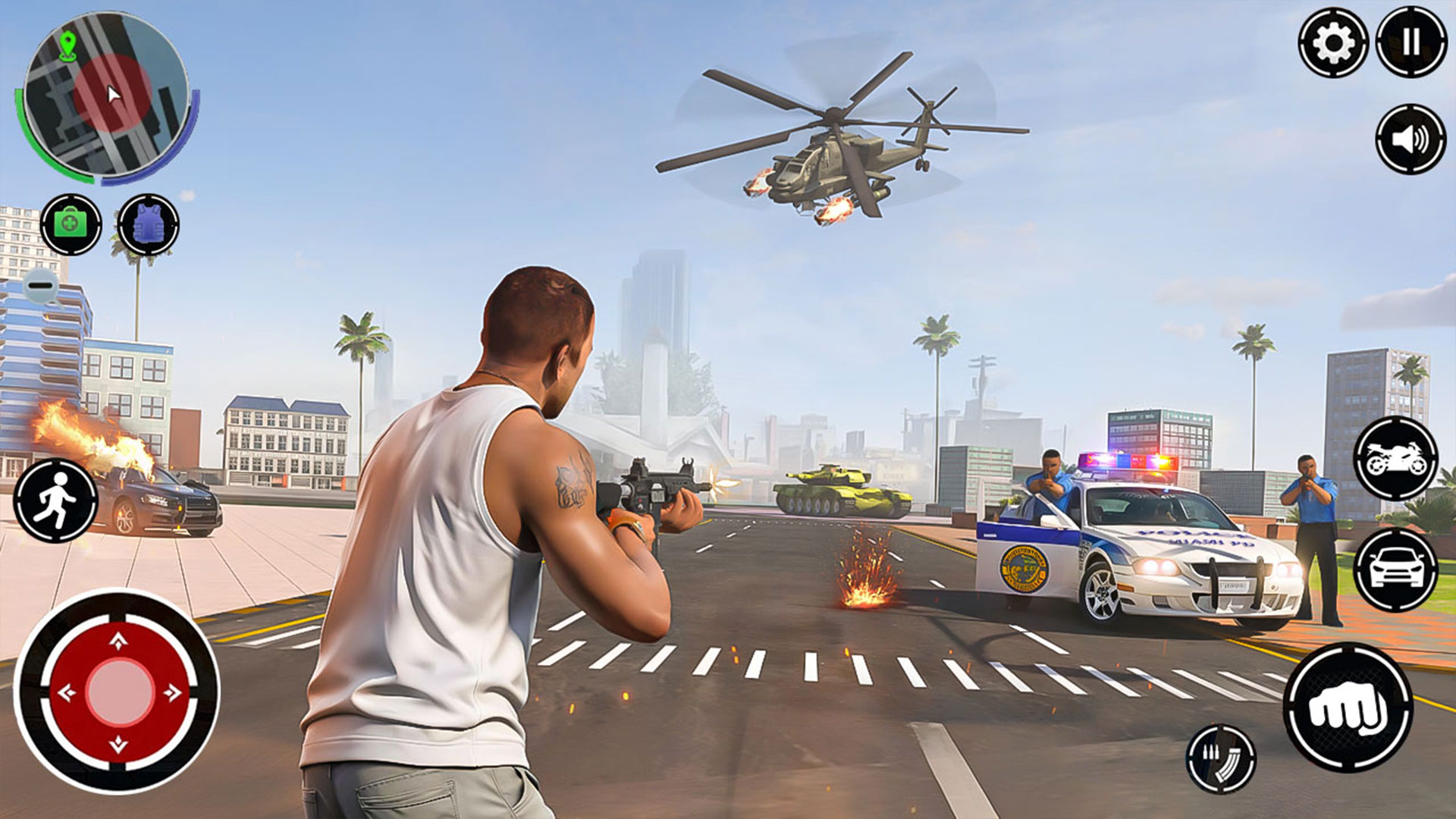 Grand GTA V Gangster Open World City Game Simulator 3D : Gangster World ...