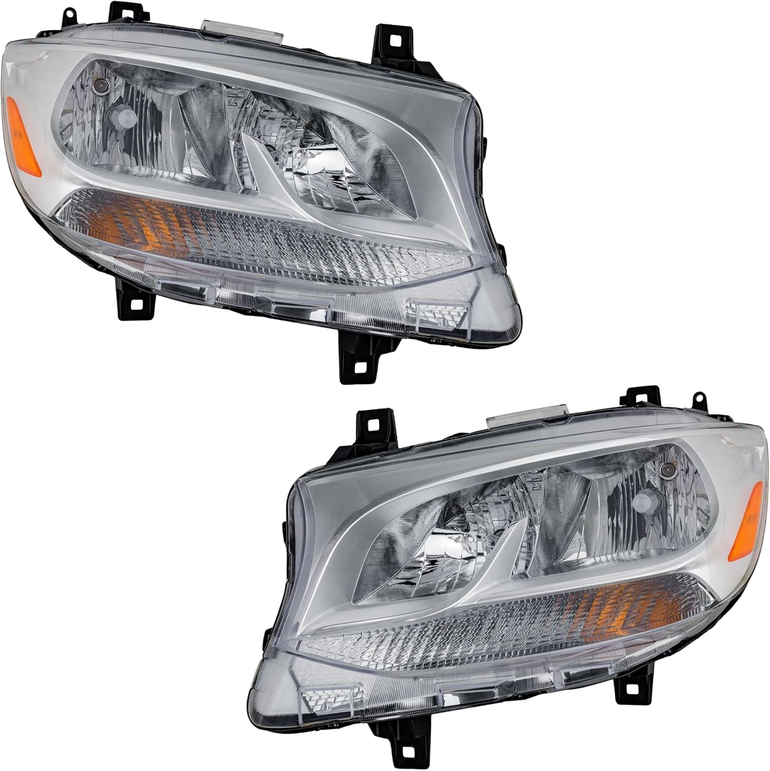 Amazon.com: Garage-Pro Driver and Passenger Side Headlight for Mercedes ...