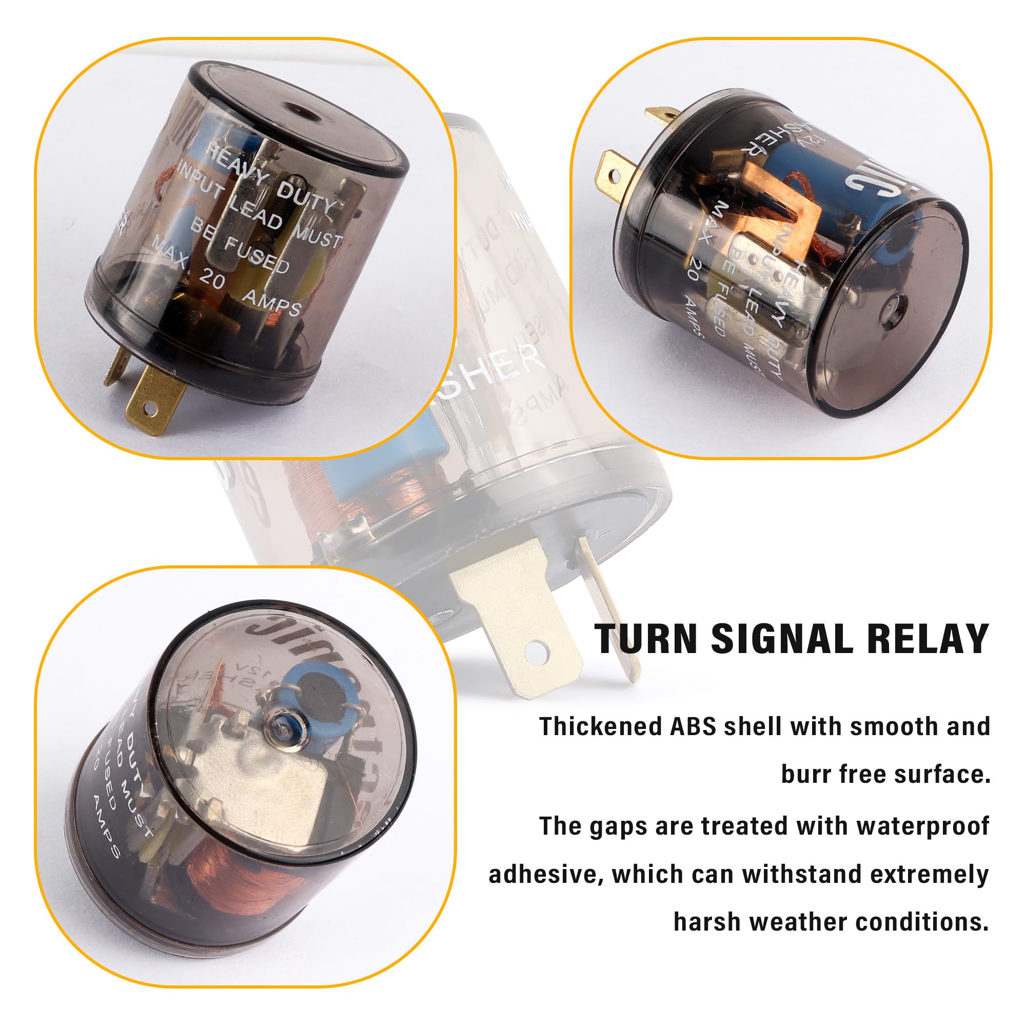 Snapklik.com : Stacool 2PCS LED Flasher Relay,12V Heavy Duty LED Turn ...