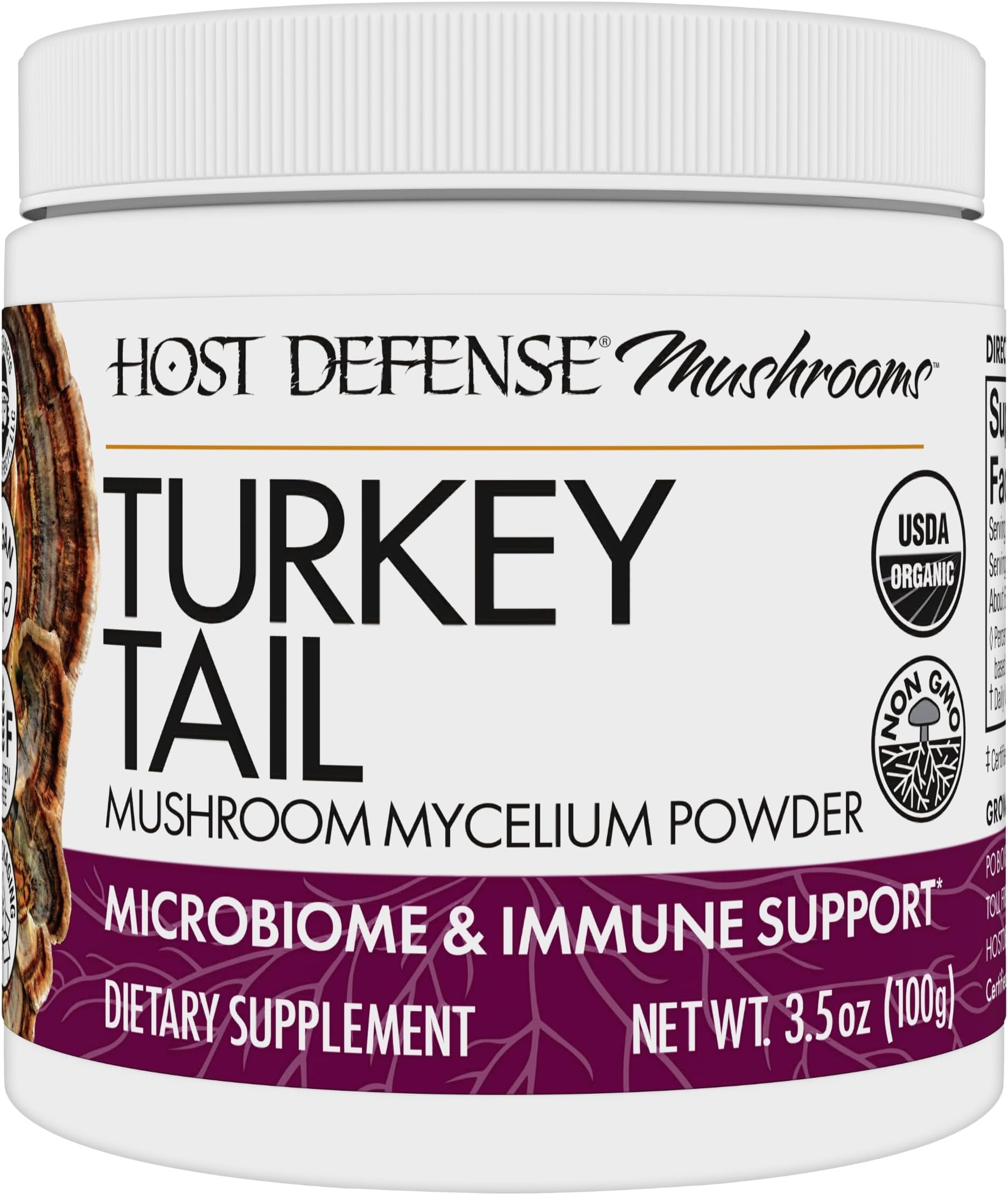 Amazon.com: Real Mushrooms Turkey Tail Powder - Organic Mushroom ...
