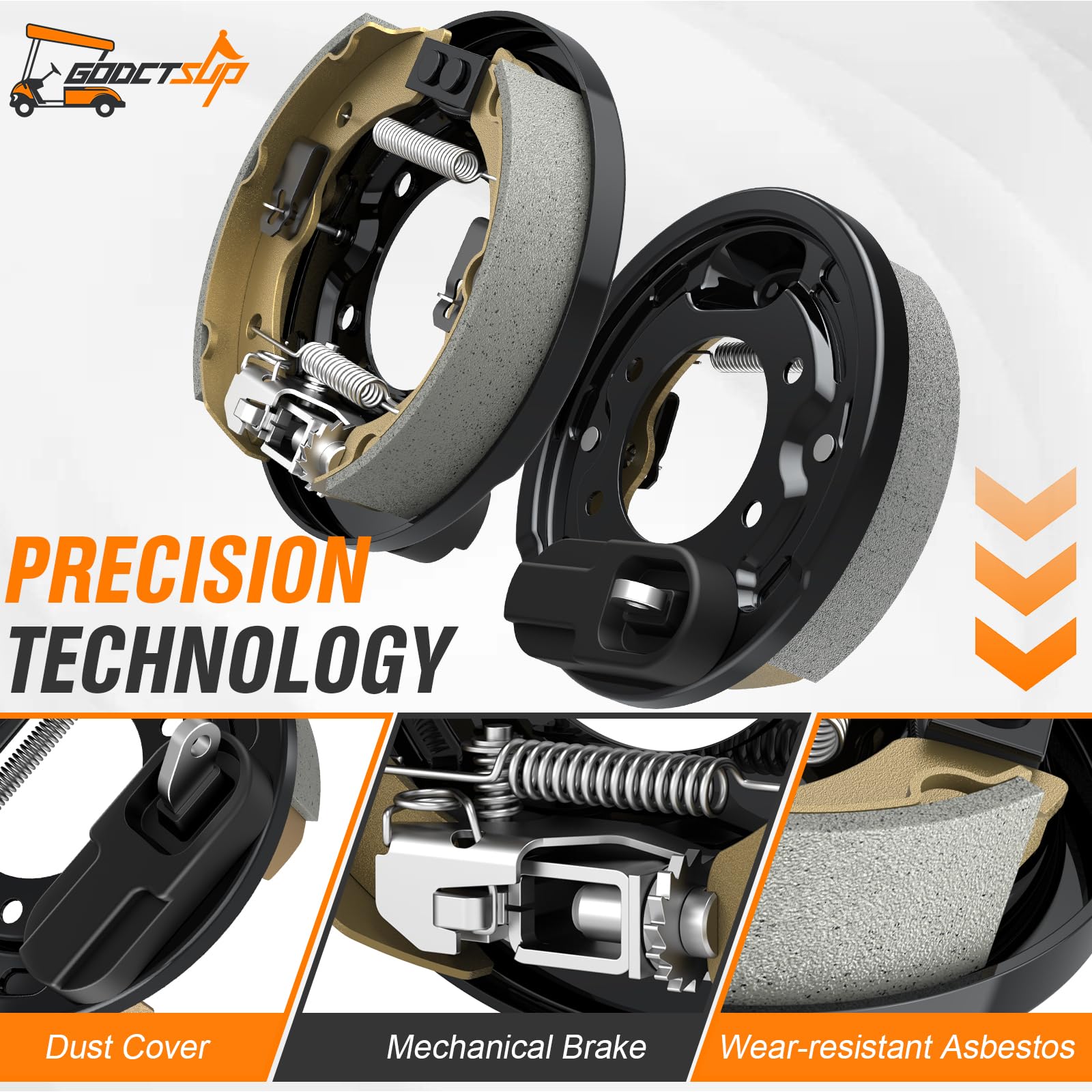 Snapklik.com : Golf Cart Brake Assembly, Fits Precedent &DS 1995-Up And ...
