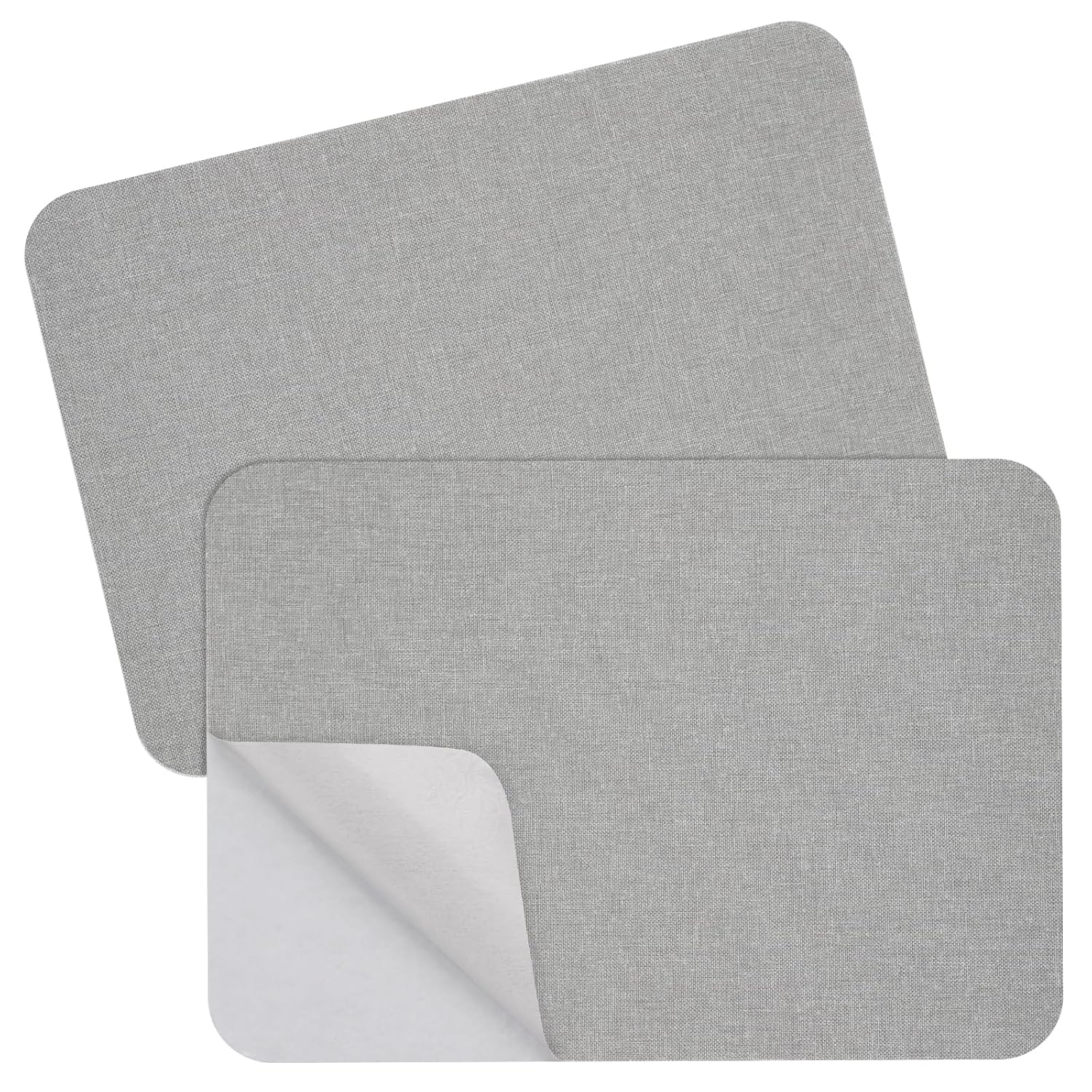 Amazon.com: 2pcs Iron On Patches Grey Adhesive Canvas Fabric Tape ...