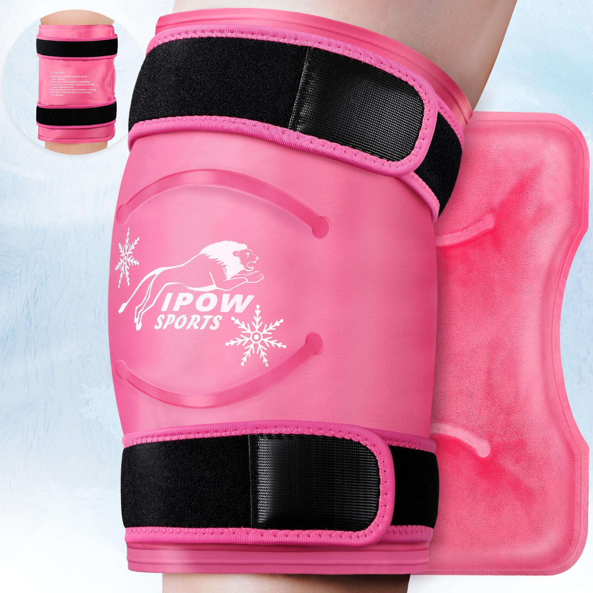 Snapklik.com : Large Knee Ice Pack Wrap, Reusable Cold Pack Wrap Around ...