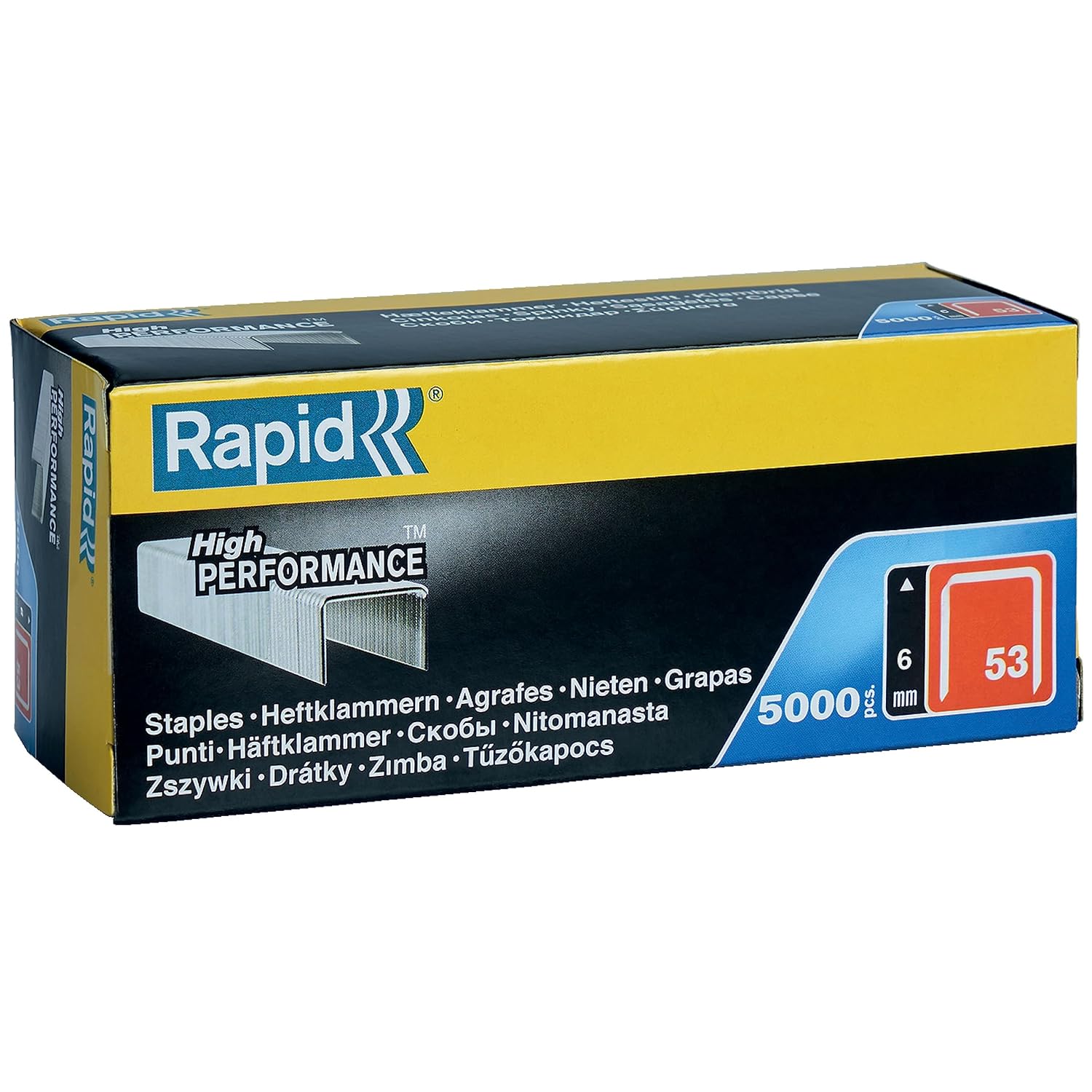 Amazon.com: Rapid 11856250 Staples type 53 6mm (5000 Piece) : Office ...