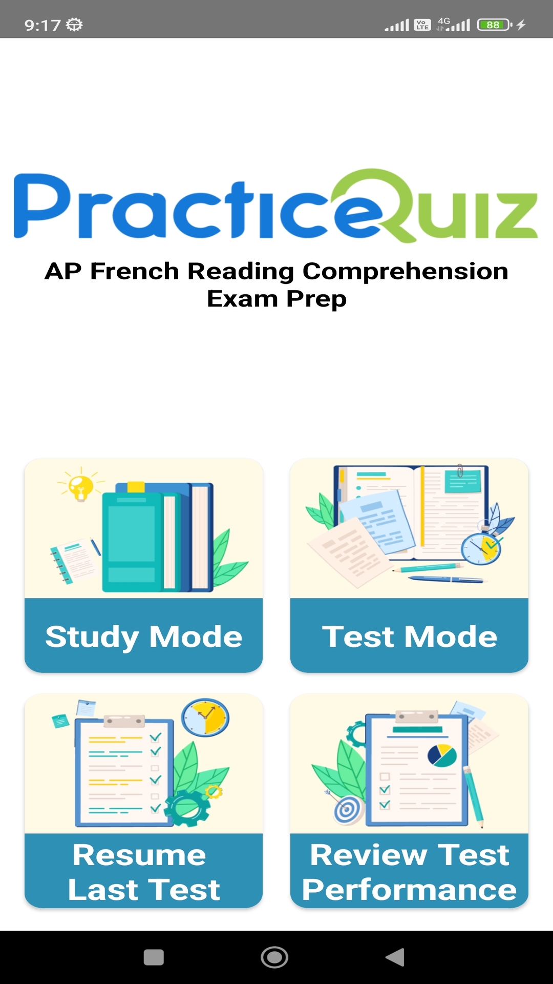 AP French Reading Comprehension Exam Prep - App on Amazon Appstore