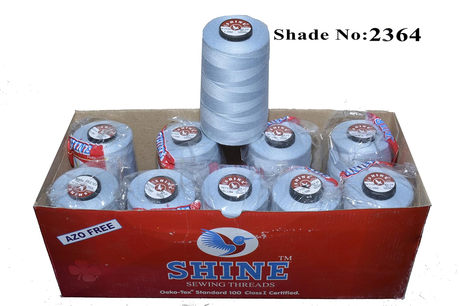 Stitching Thread / Ply-2 / Count-2/60's / 5000 Meter-Cone / Sewing ...