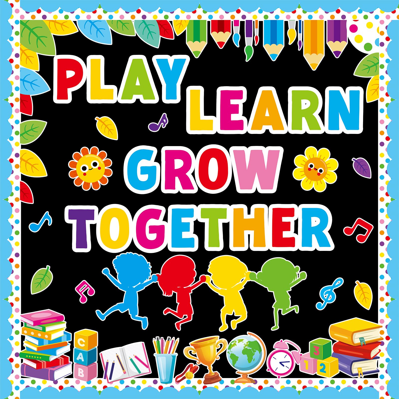 Amazon.com : ojustbeok Motivational Bulletin Board Classroom ...